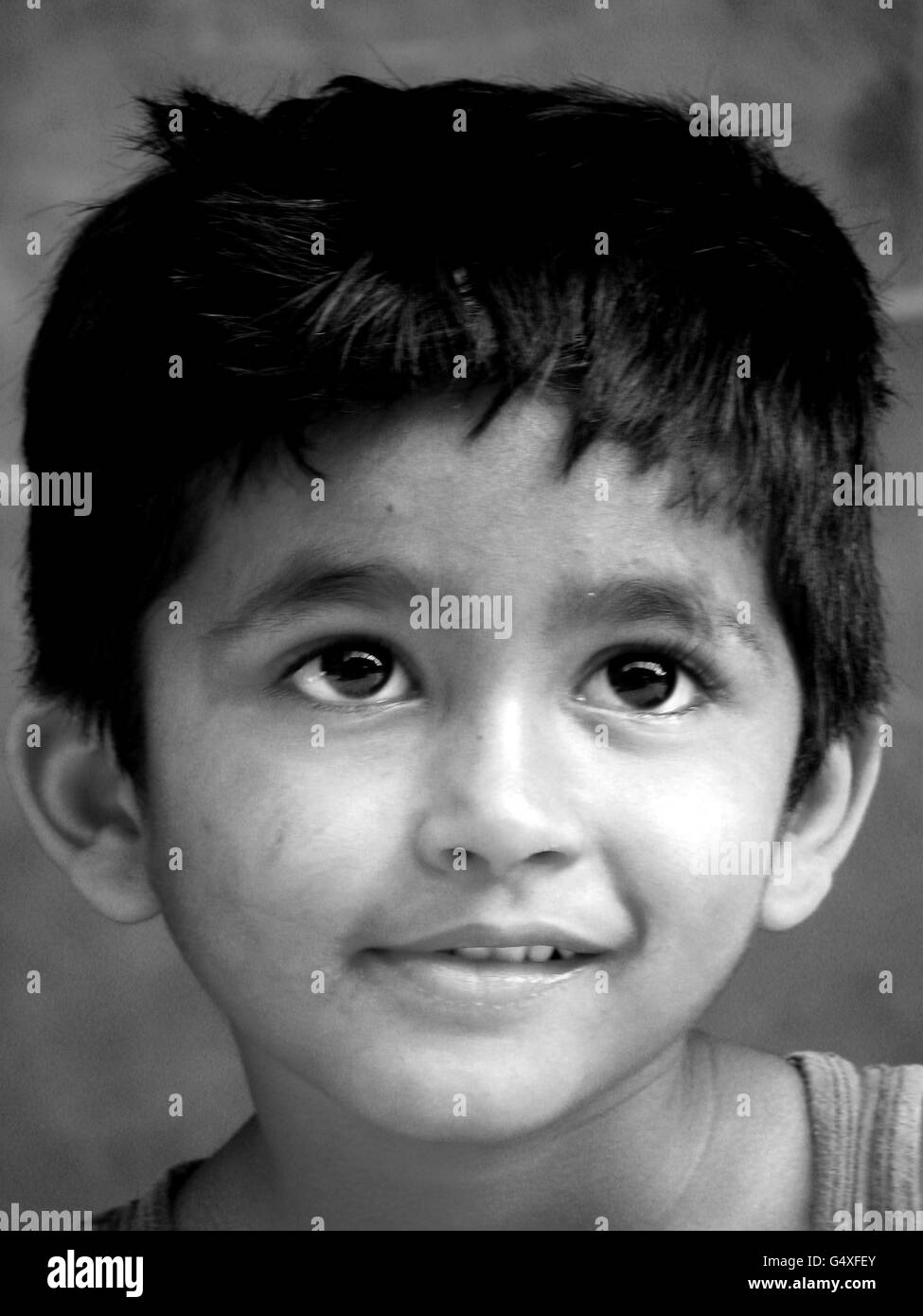 Indian smart kids Black and White Stock Photos & Images - Alamy