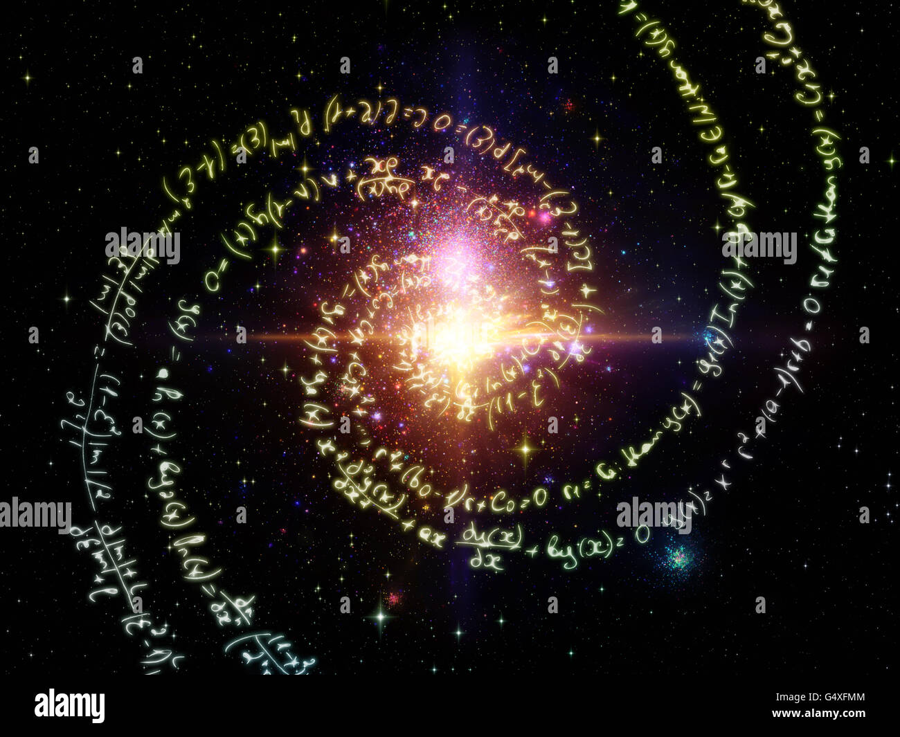 Math is Forever series. Artistic background made of mathematical ...