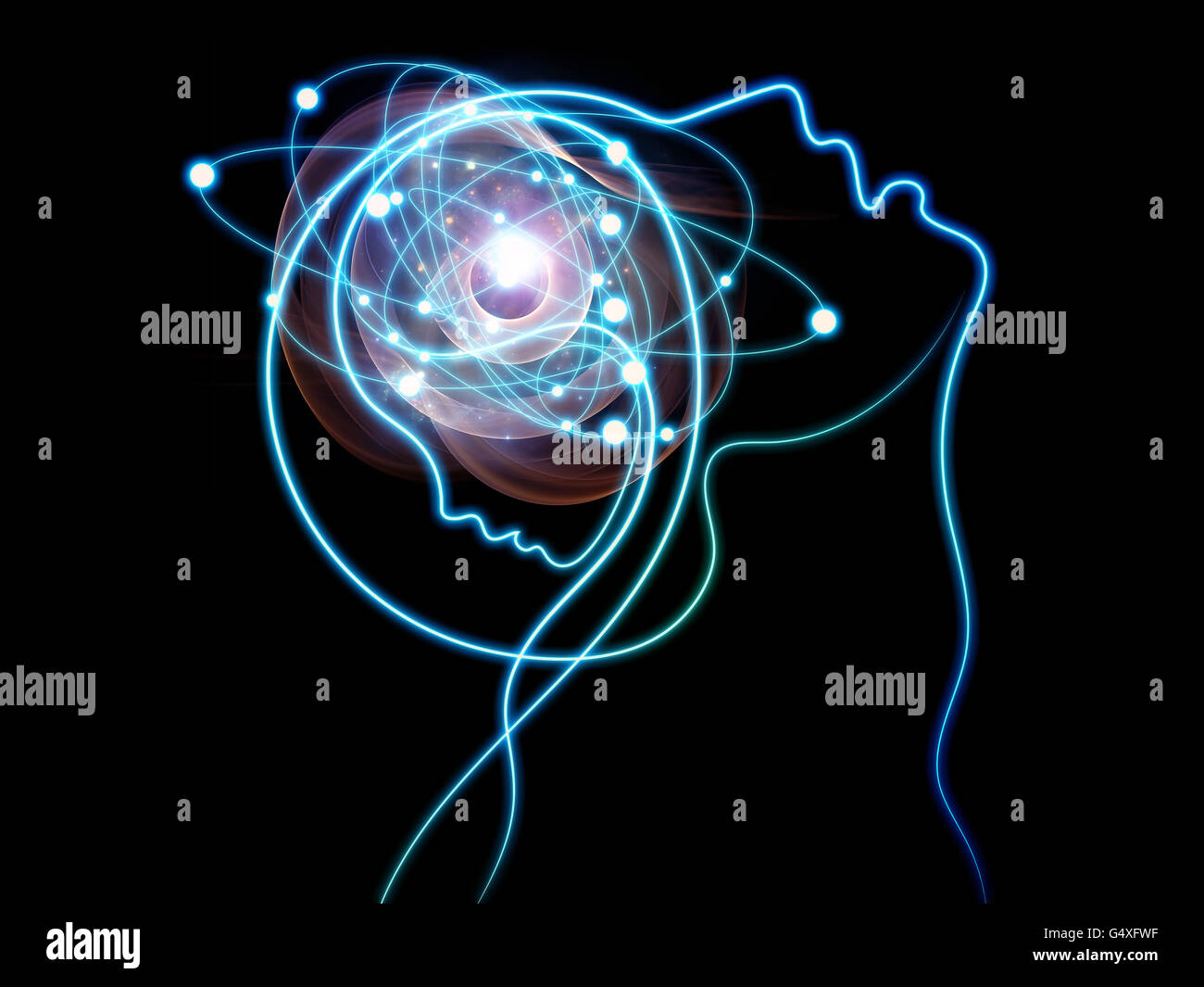 Atomic Mind series. Interplay of human profiles, atom, electron and ...