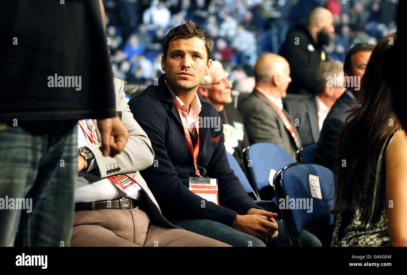 Mark Wright seen at DeGale's European title fight - Liverpool Stock ...