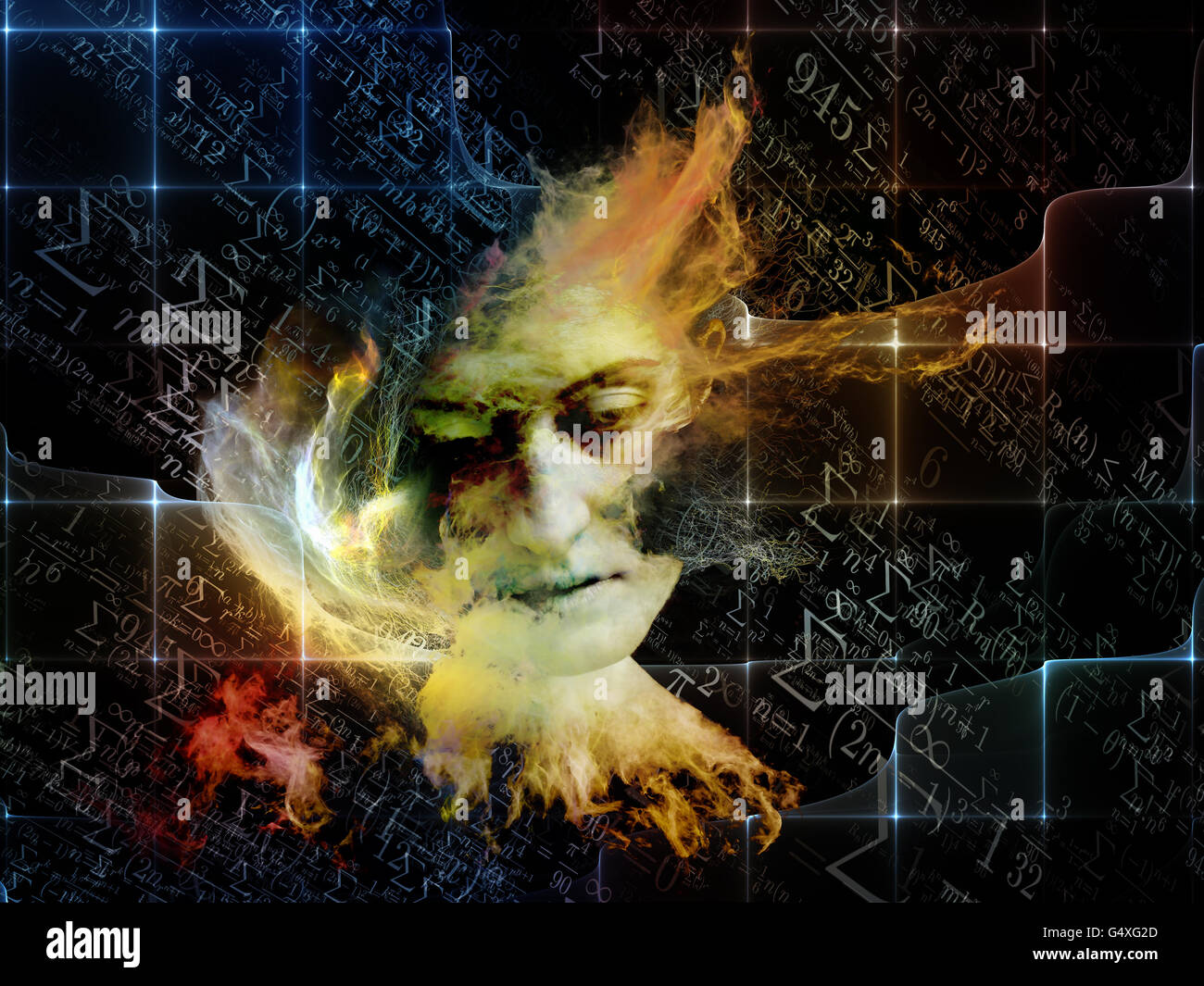 Who Are We series. Interplay of surreal human portrait, fractal and ...