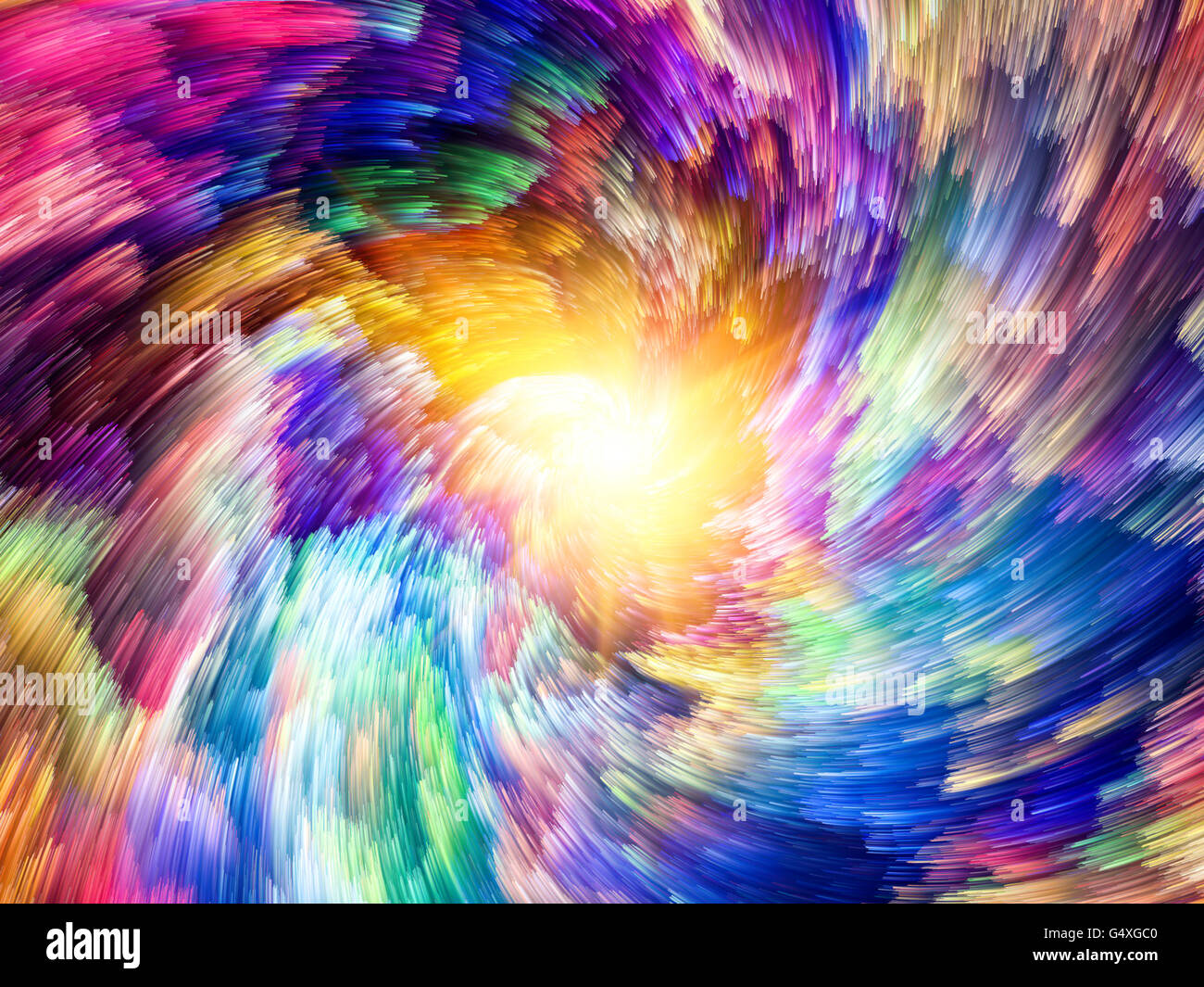 Color Explosion series. Background design of colorful streaks on the ...