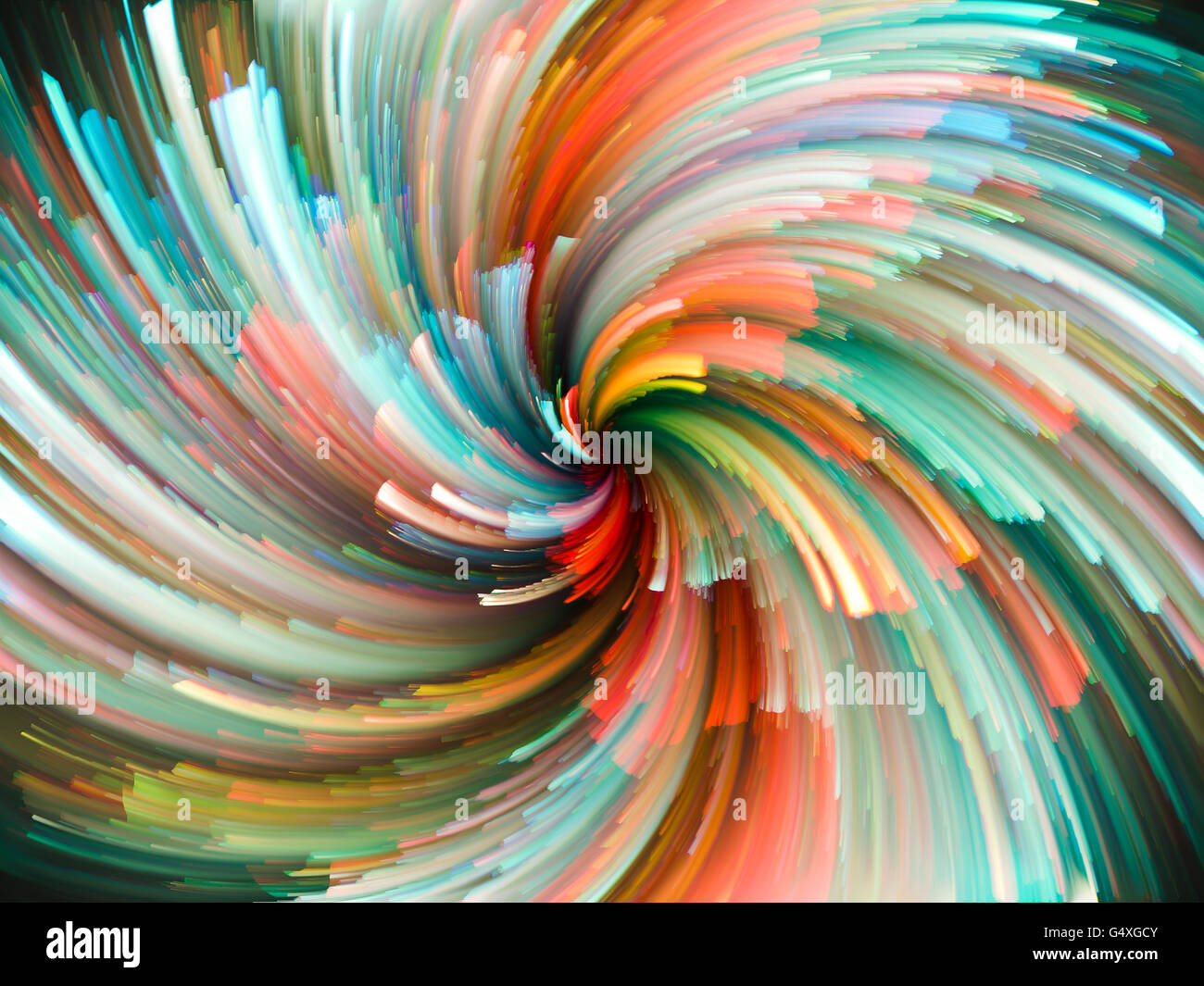 Color Explosion series. Composition of colorful streaks suitable as a ...