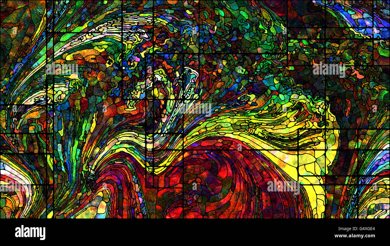 Stained Glass series. Backdrop composed of colorful stained glass ...