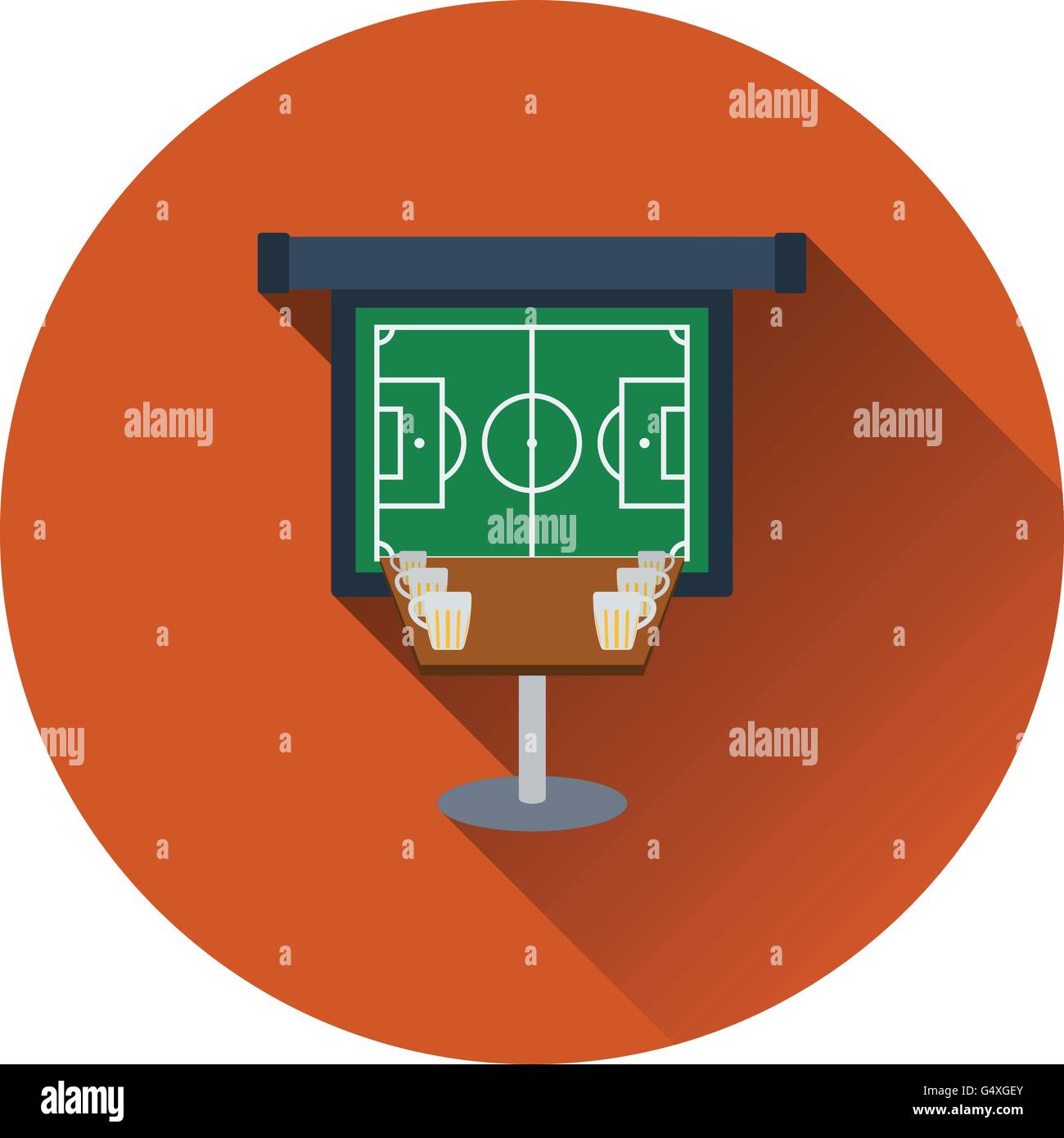 Alcohol sign football Stock Vector Images - Alamy