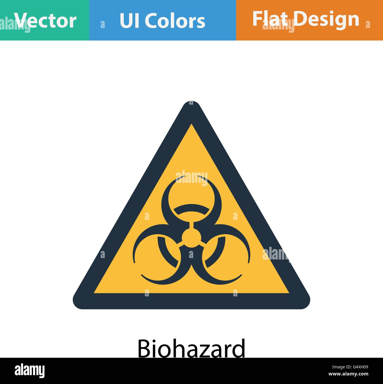 Biohazard icon hi-res stock photography and images - Alamy