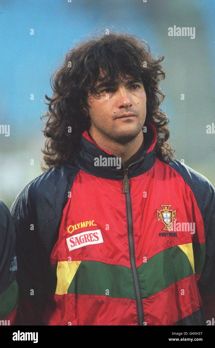 SOCCER. FERNANDO COUTO, PORTUGAL ***** PORTRAIT Stock Photo - Alamy
