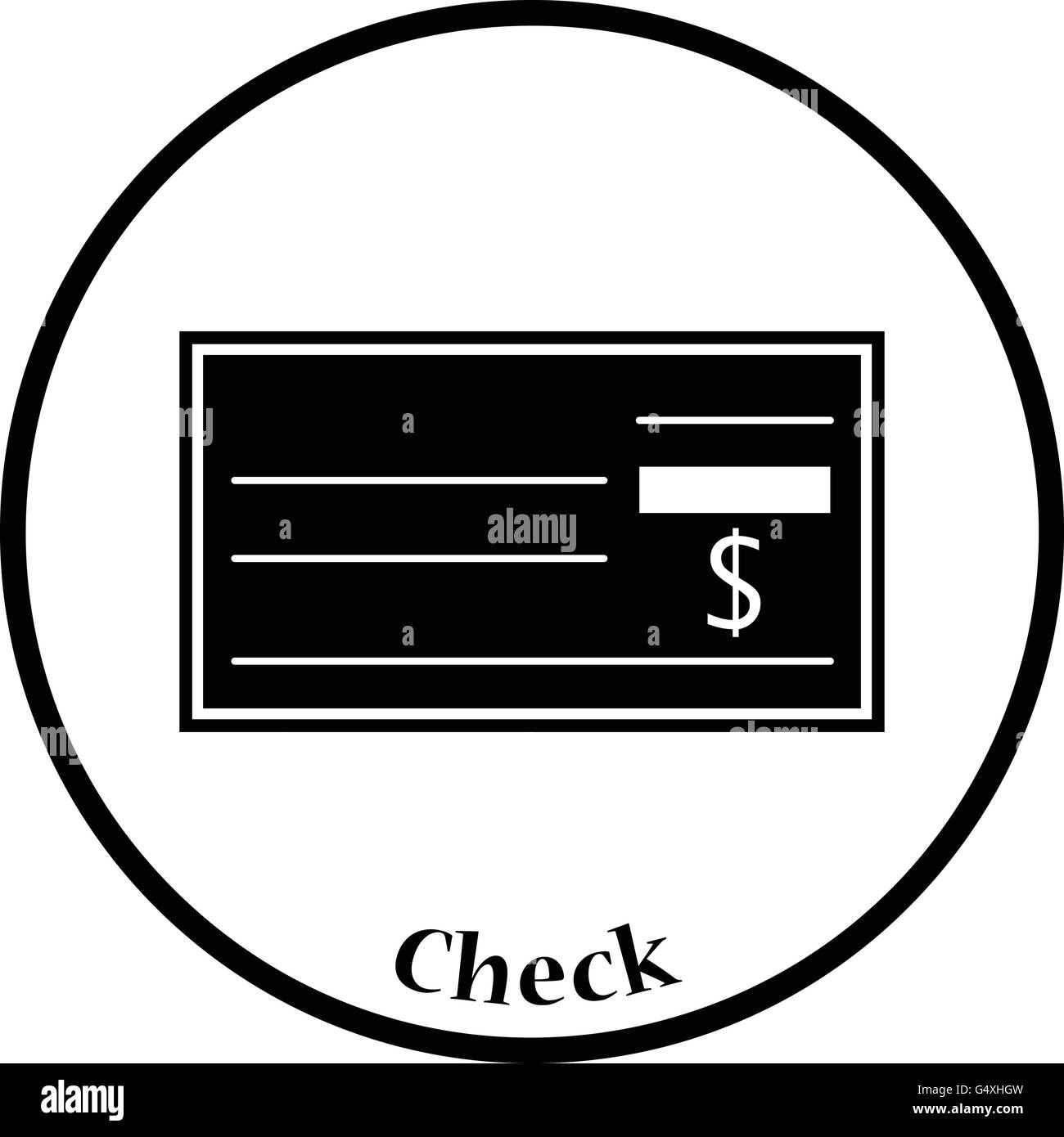 Blank cheque Black and White Stock Photos & Images - Alamy