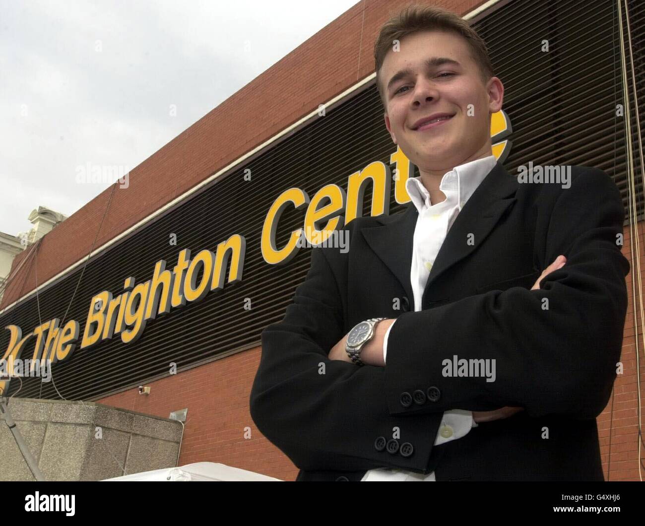 James Fortune, 17, from Clevedon relaxes on the balcony of The Brighton ...