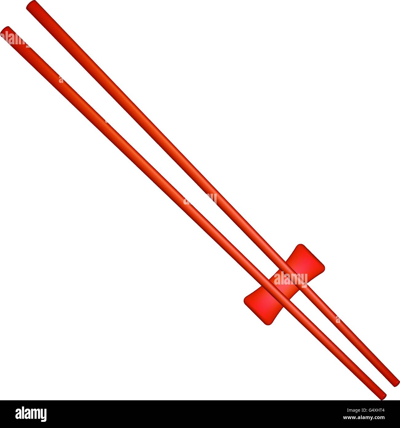 Wooden chopsticks in red design Stock Vector Image & Art - Alamy