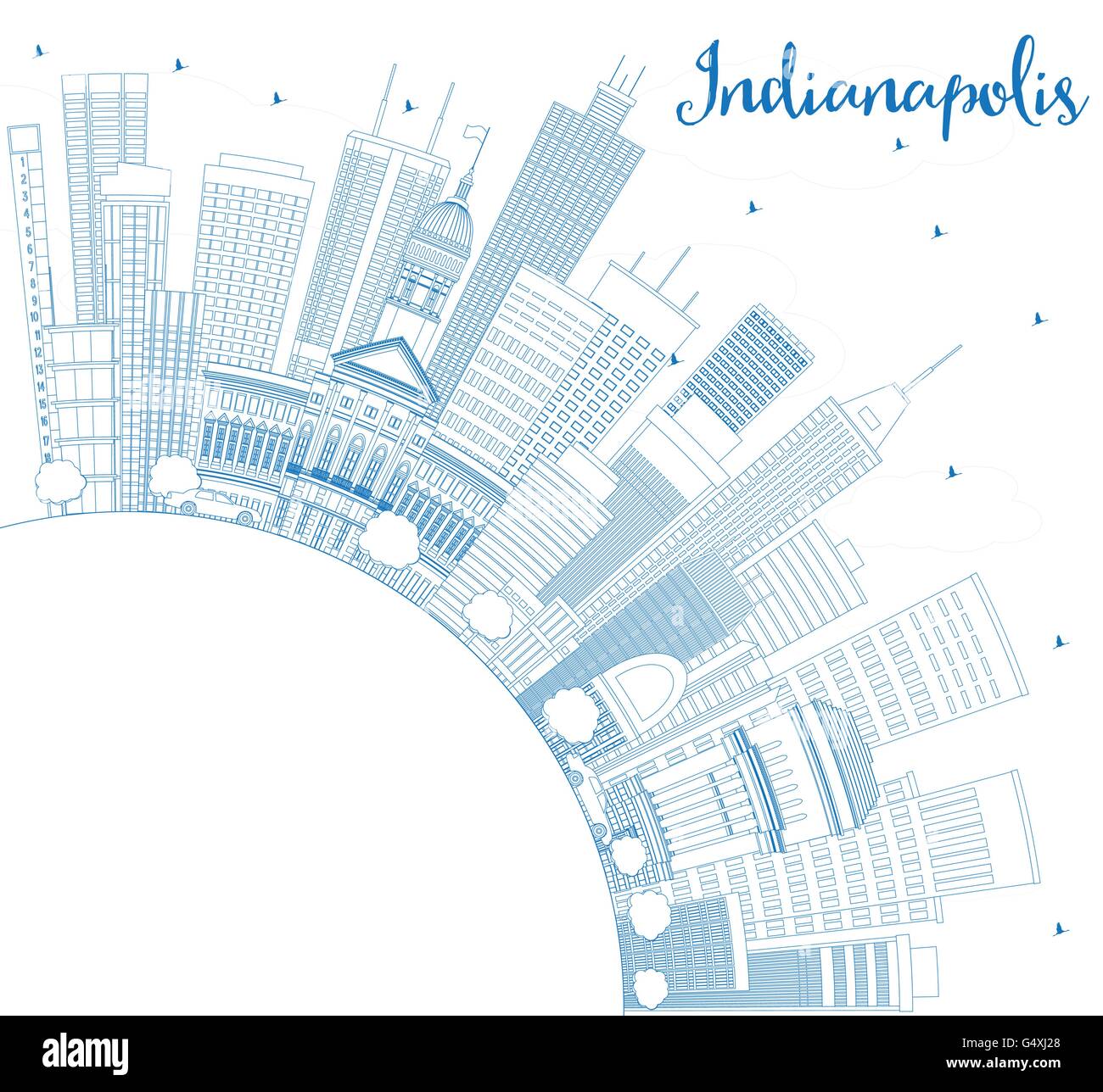 Indianapolis travel Cut Out Stock Images & Pictures - Alamy