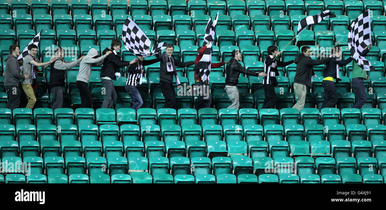 Dunfermline fans dance in the stands despite losing in the Clydesdale ...