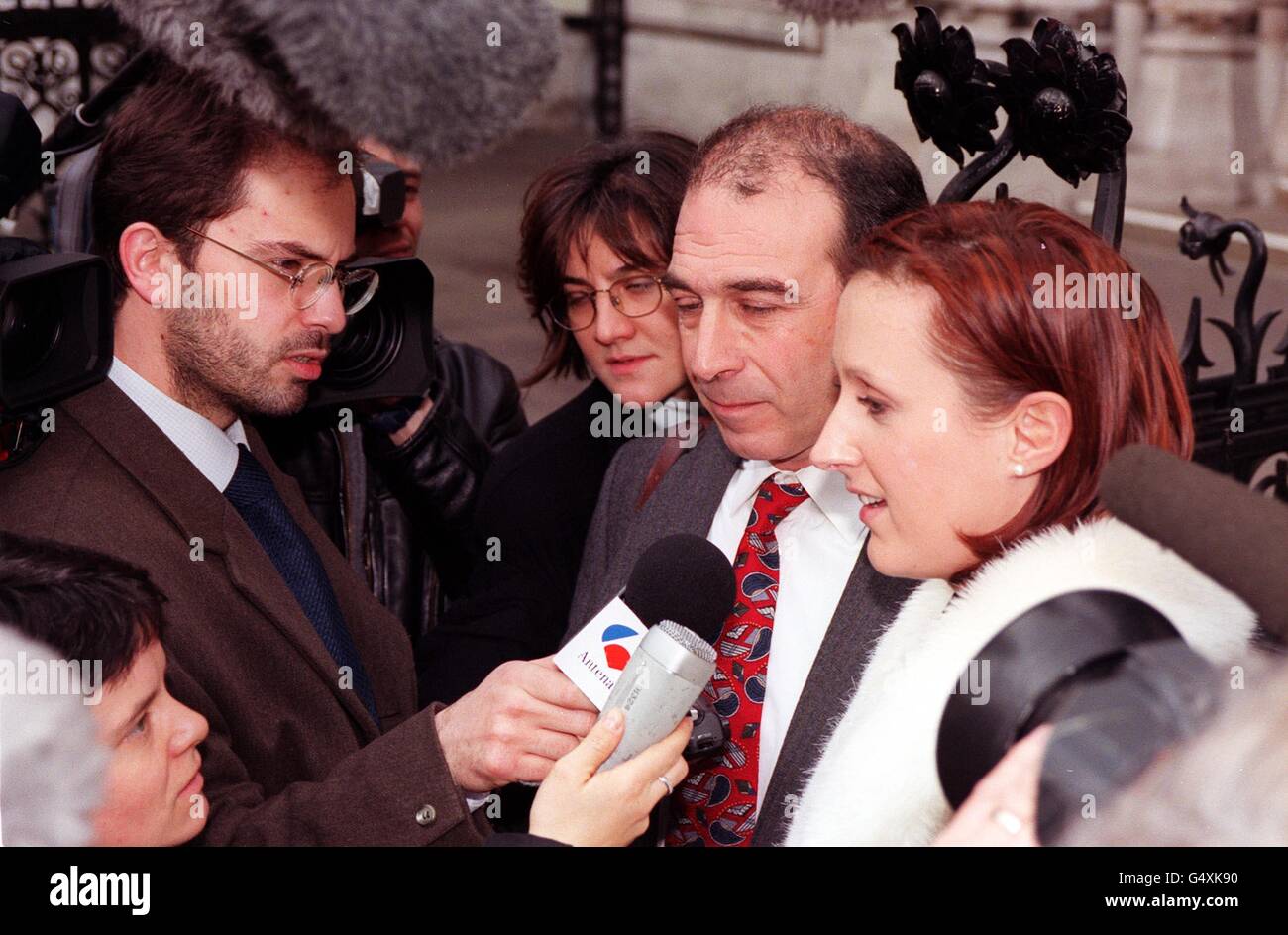 Richard Stein, lawyer for the Belgian Government and Chantal Monet ...
