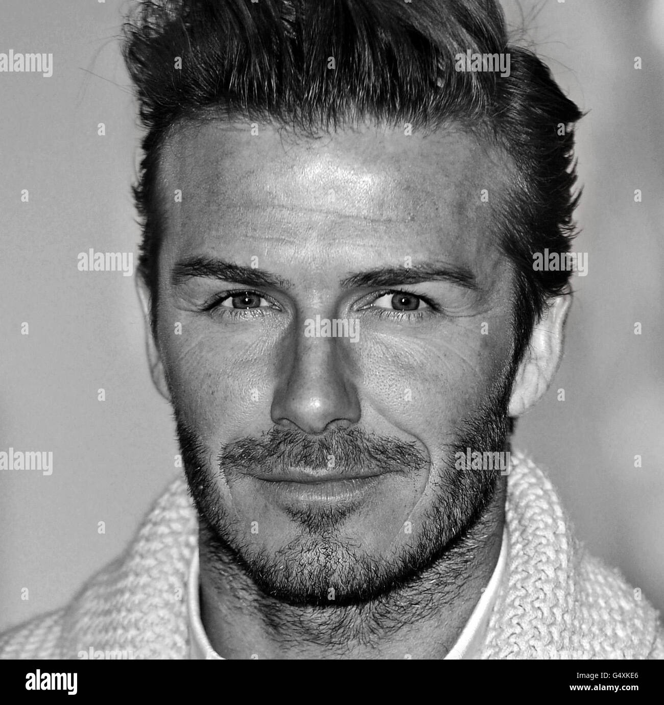 David Beckham H&M Bodywear Launch - London. David Beckham poses for ...