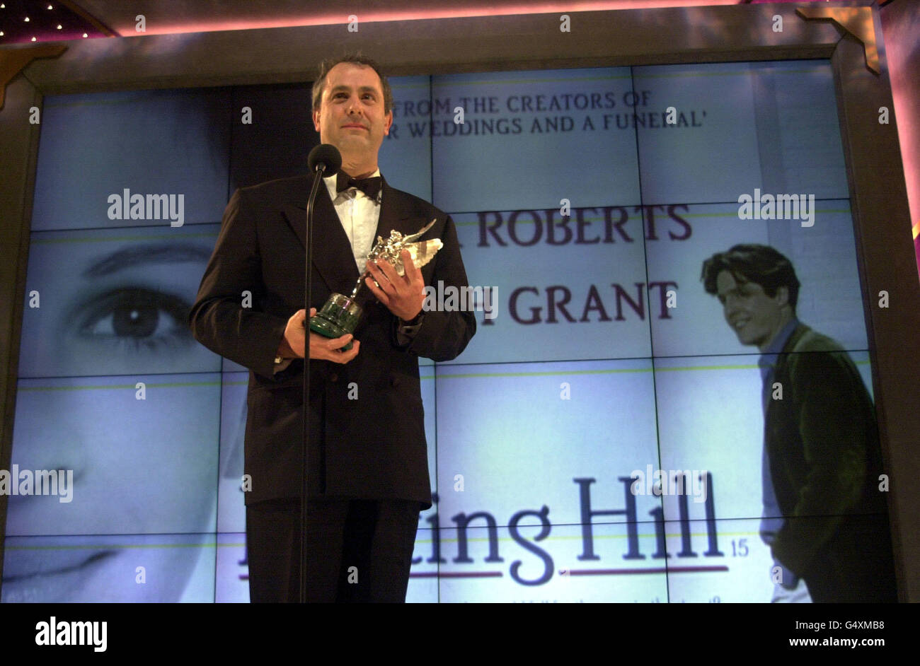 Roger Michell after receiving the Peter Sellers Award for Comedy for ...