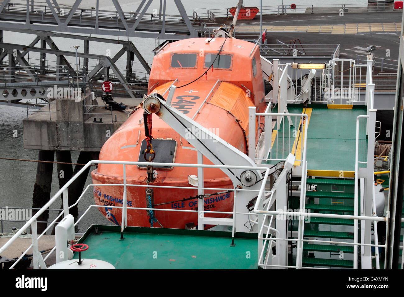 Life boat (Limassol) on the Irish Ferries, Isle of Inishmore ferry ...