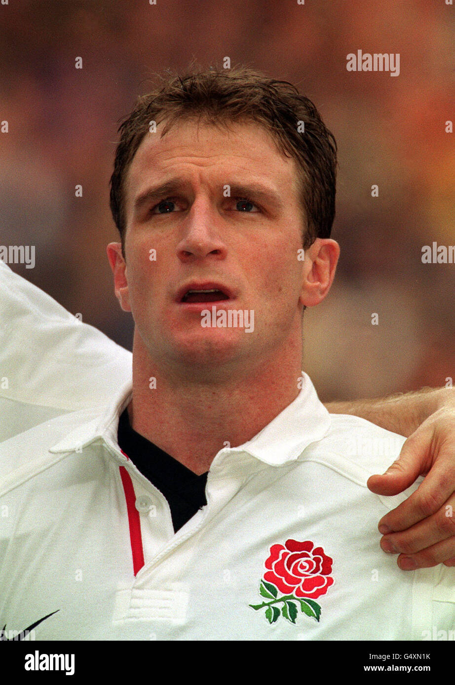 Rugby 6 Eng Mike Catt Stock Photo - Alamy