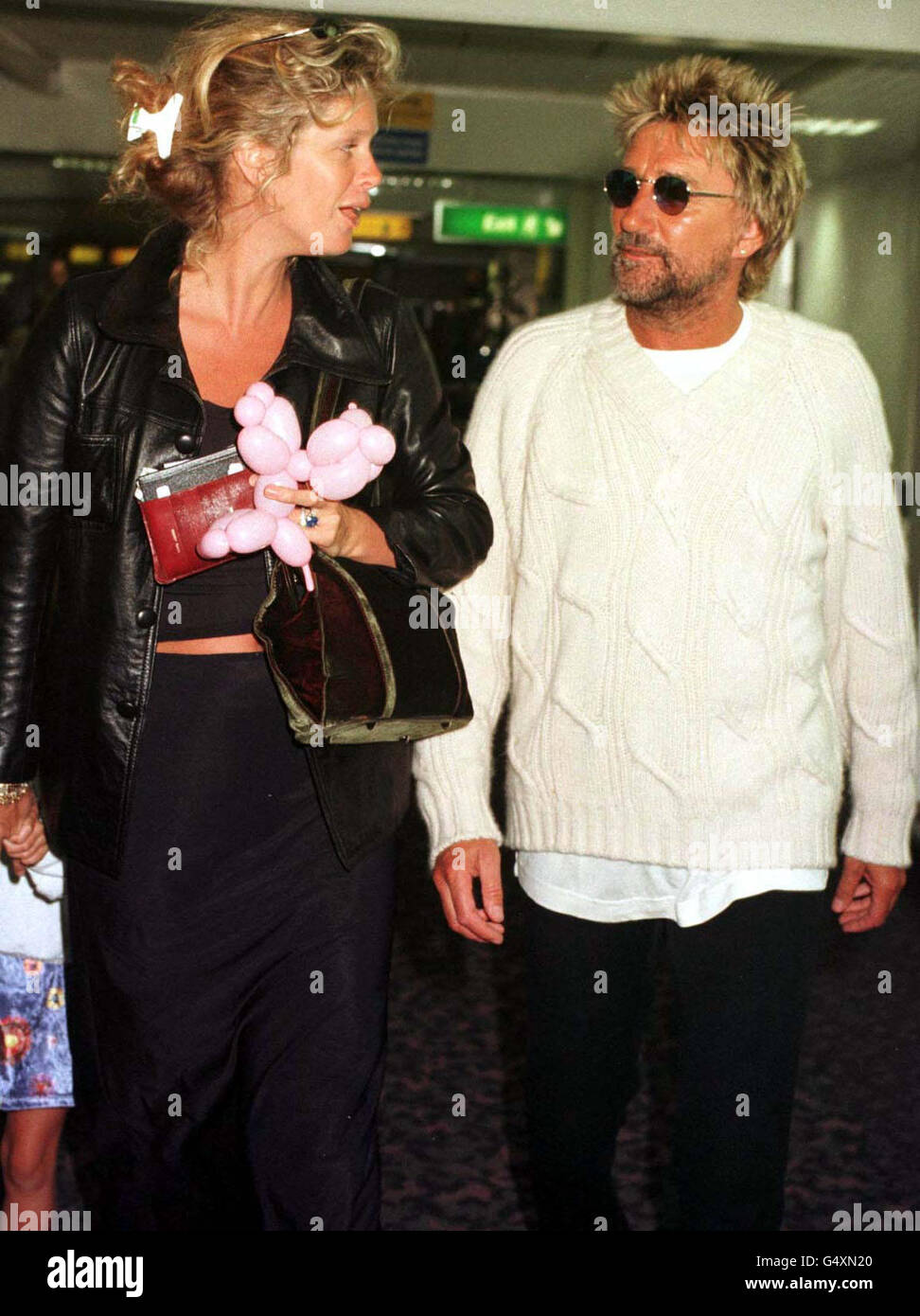 Rachel Hunter Rod Stewart