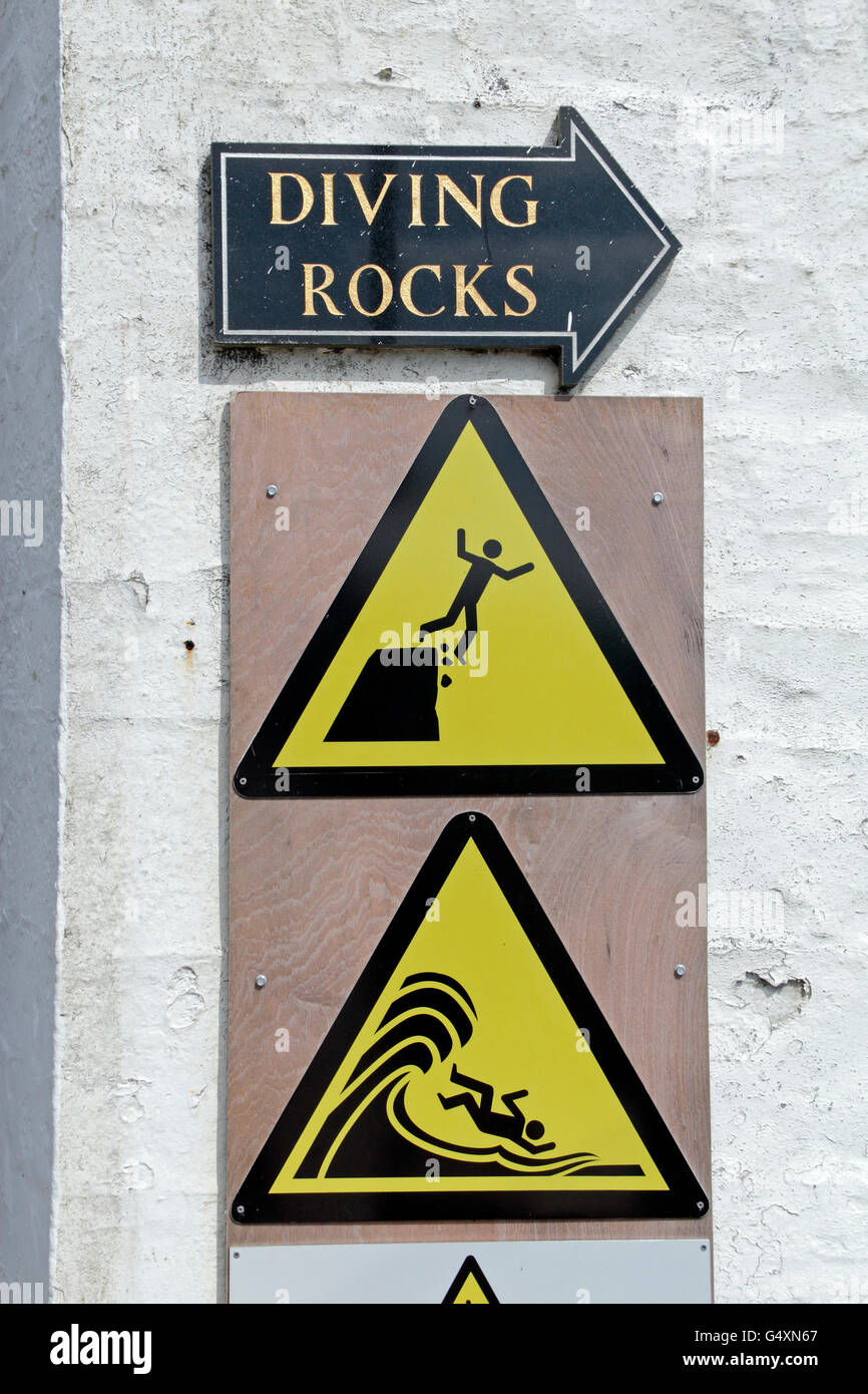 Warning sign signs hi-res stock photography and images - Alamy