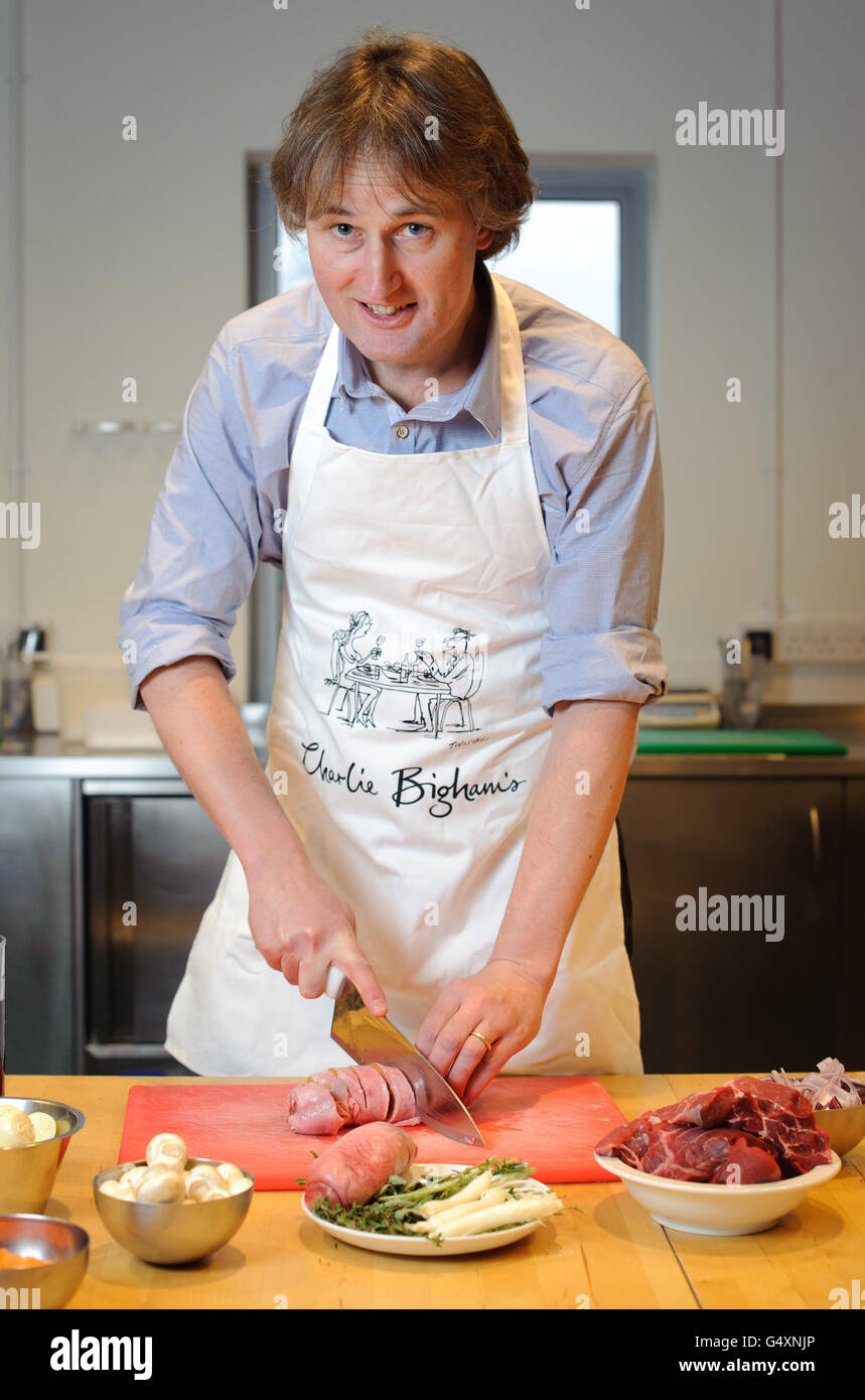 Bigham's Cock & Bull pie Stock Photo - Alamy