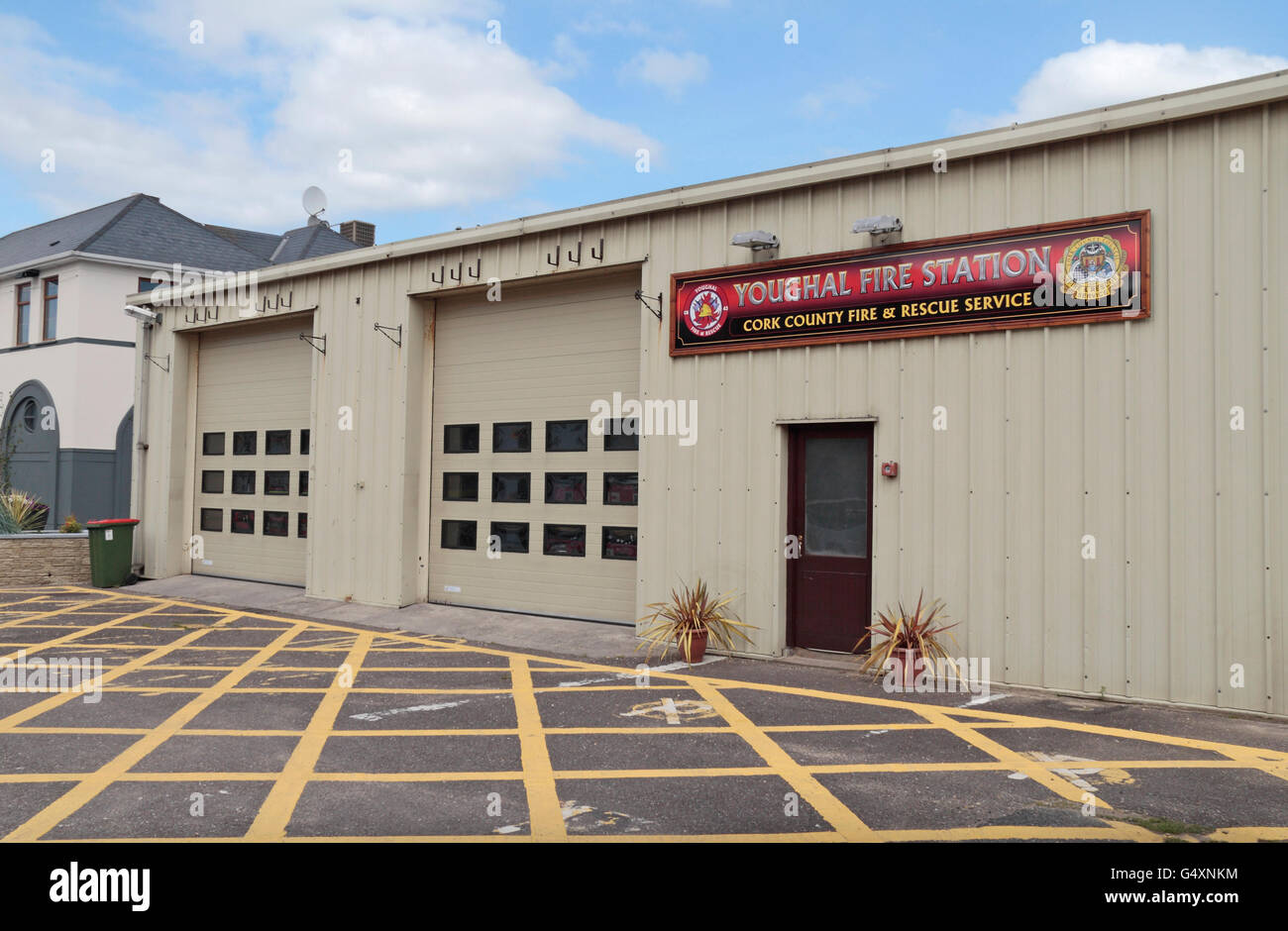 The Youghal Fire Station in Youghal, Co. Cork, Ireland (Eire Stock ...
