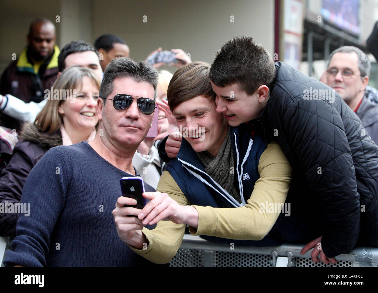 Britain's Got Talent auditions - London. Judge Simon Cowell arrives at ...