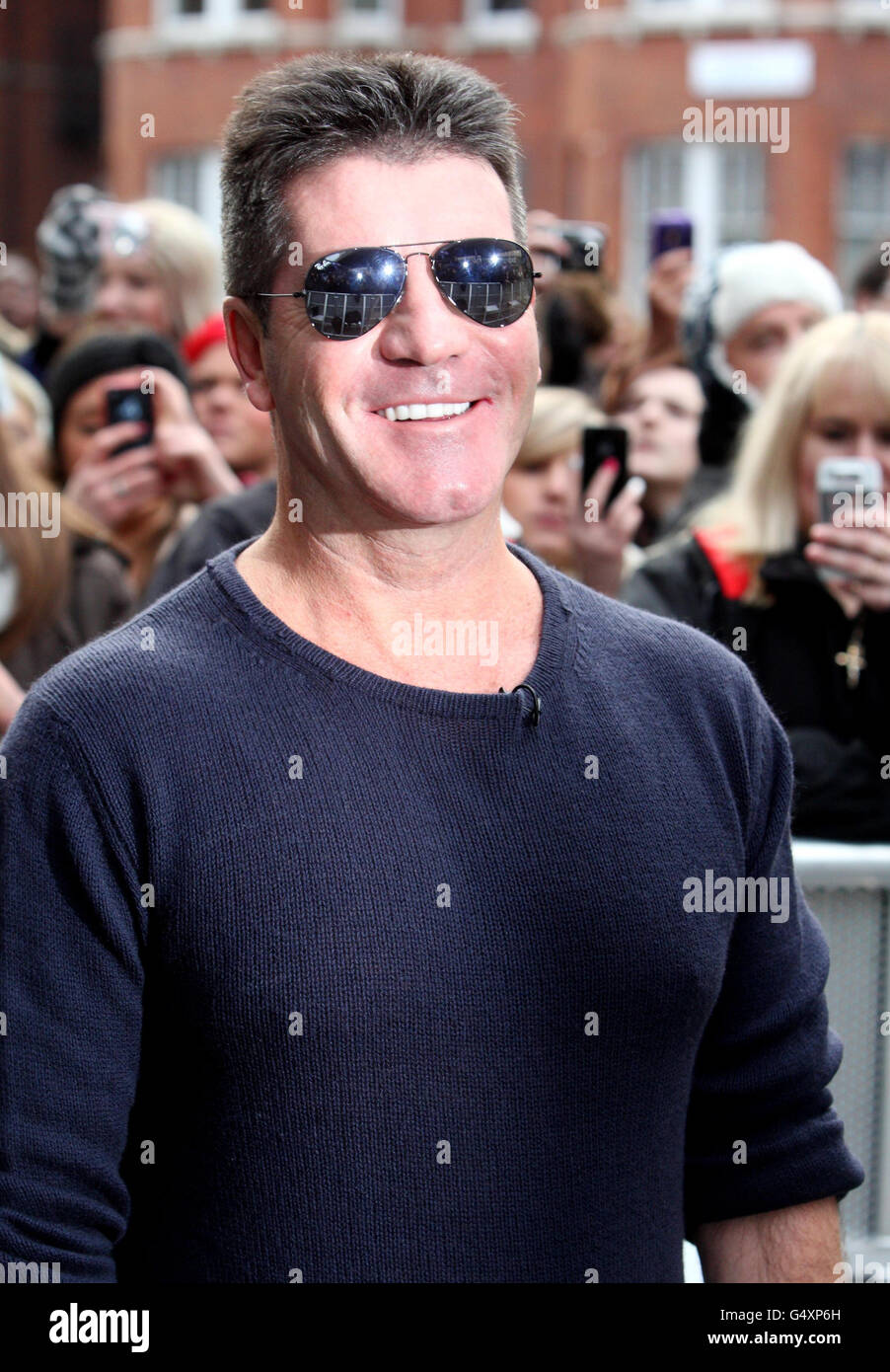 Britain's Got Talent auditions - London. Judge Simon Cowell arrives at ...