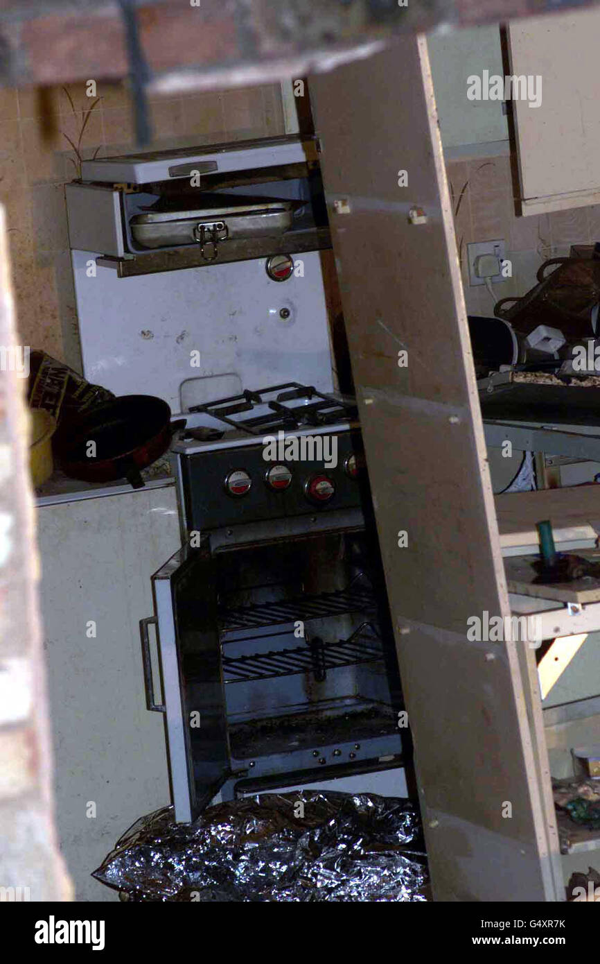 The gas cooker suspected to be the source of a gas explosion in ...