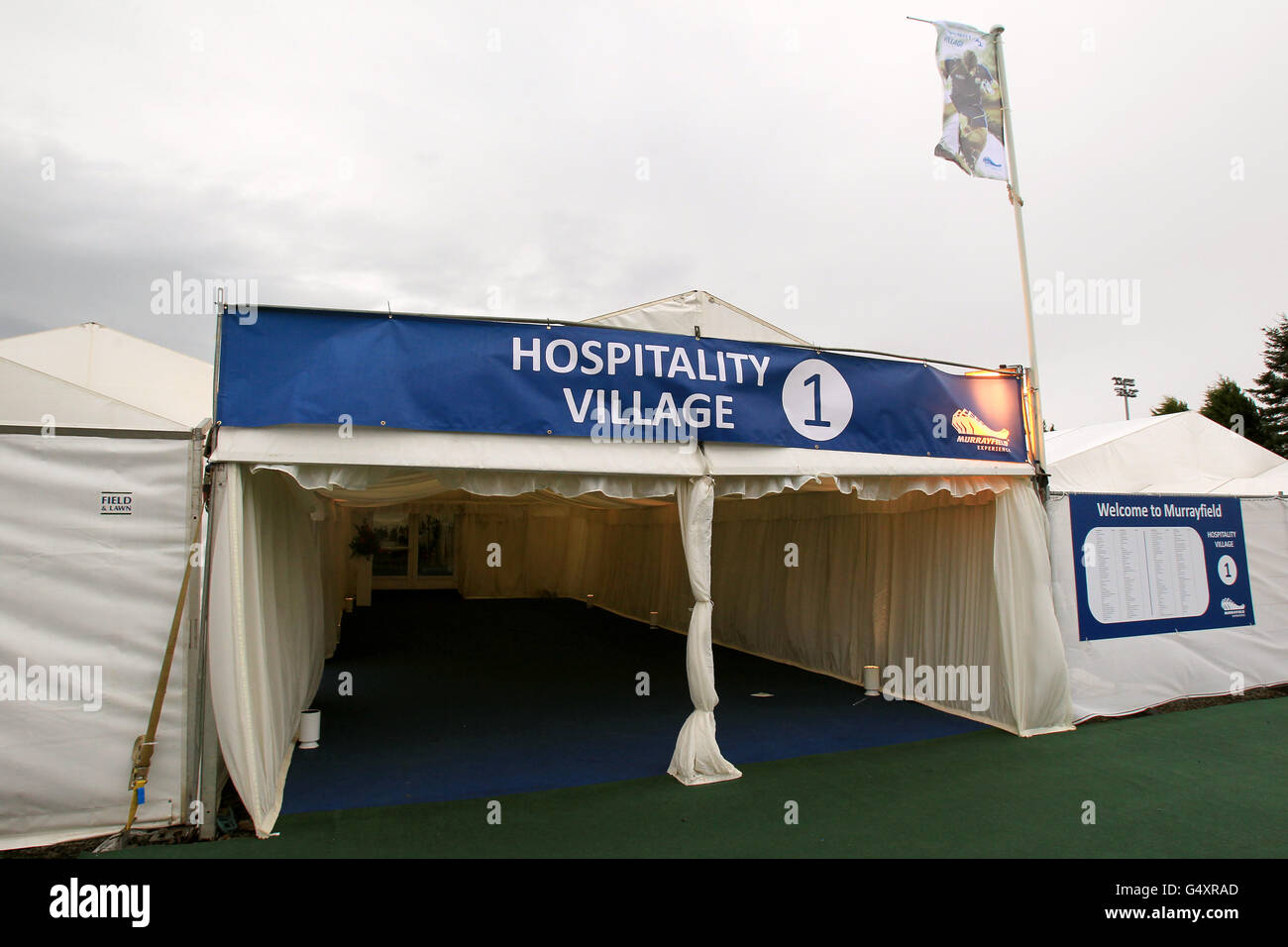 Rbs 6 nations hospitality murrayfield hi-res stock photography and ...