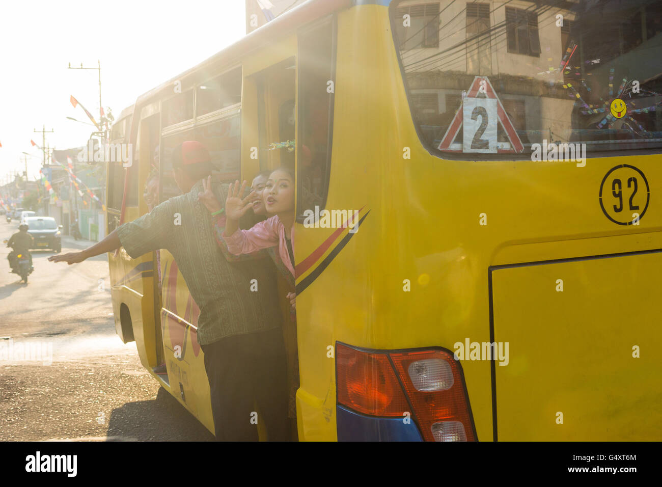 Indonesia, Java, Yogyakarta, Street Scene Stock Photo - Alamy
