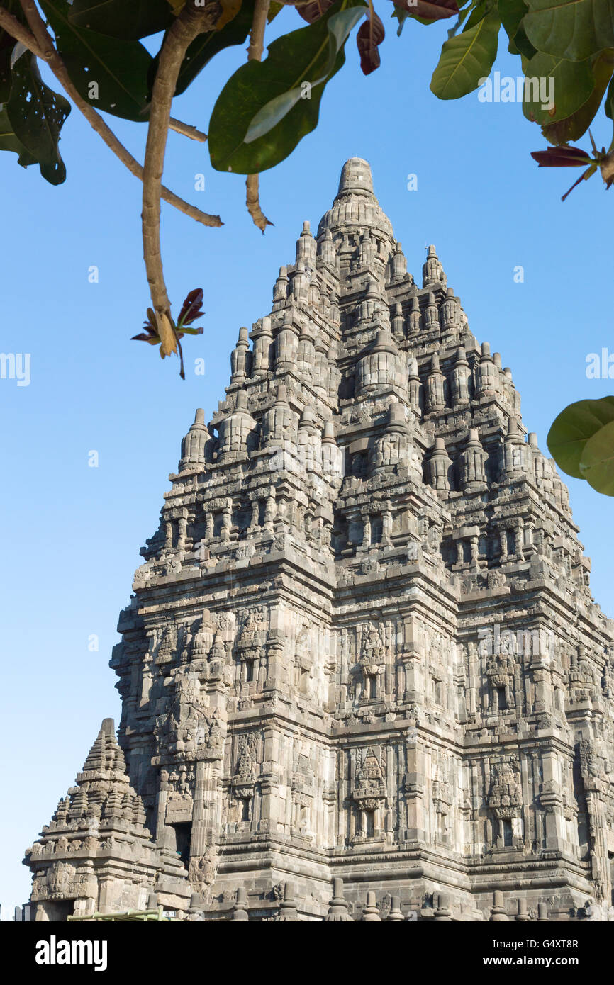 Indonesia, Java, Yogyakarta, Hindu temple complex Prambanan Stock Photo ...