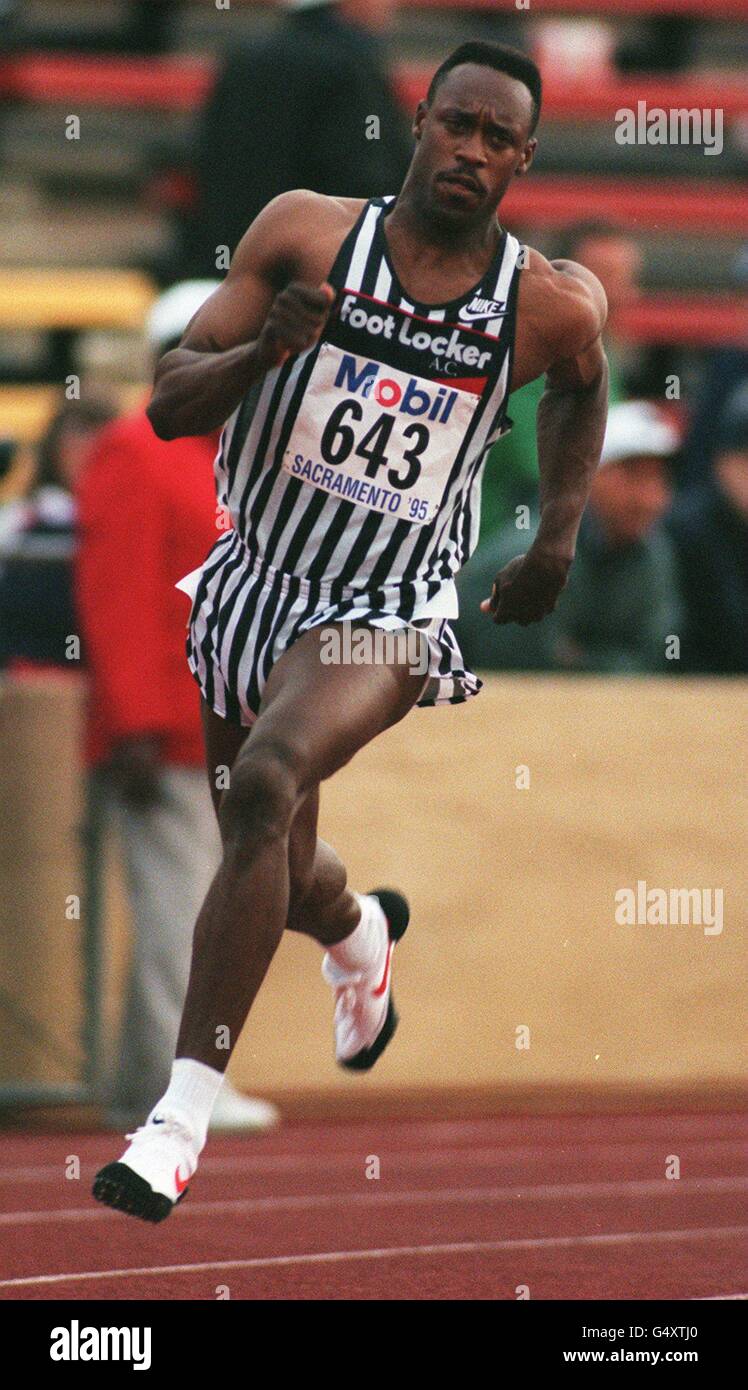 ATHLETICS SACRAMENTO. BUTCH REYNOLDS, USA - 400M Stock Photo - Alamy