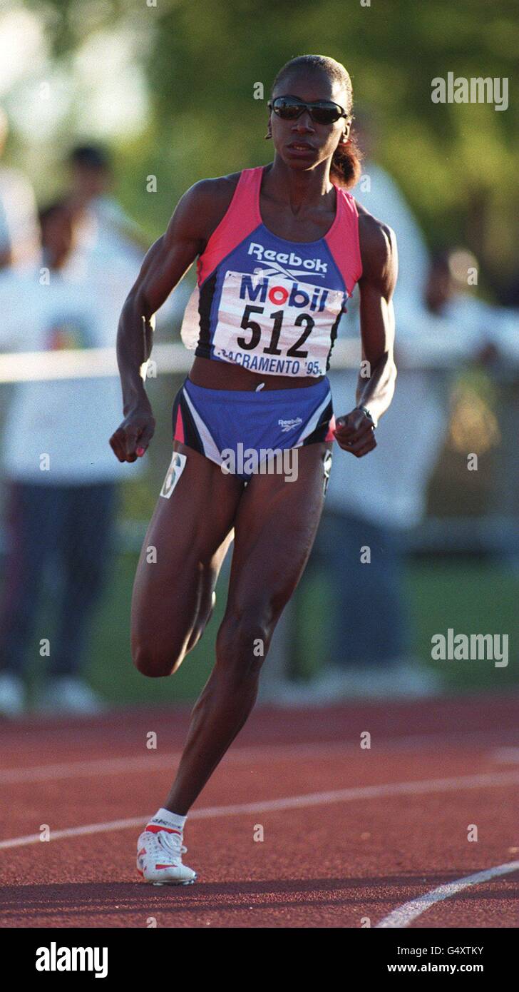 ATHLETICS SACRAMENTO. JEARL MILES, USA, 400M Stock Photo - Alamy