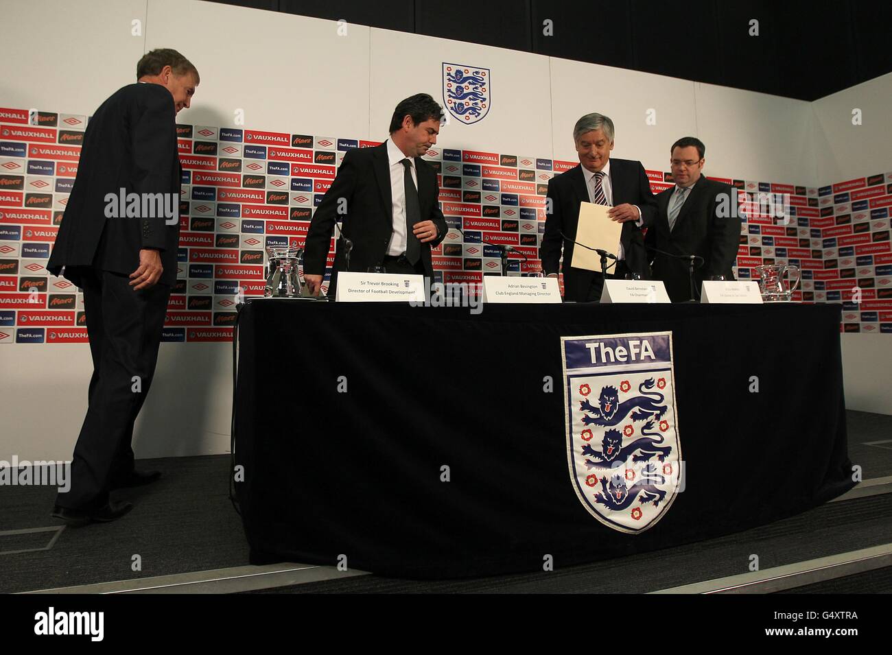 Soccer - FA Press Conference - Wembley Stadium Stock Photo - Alamy
