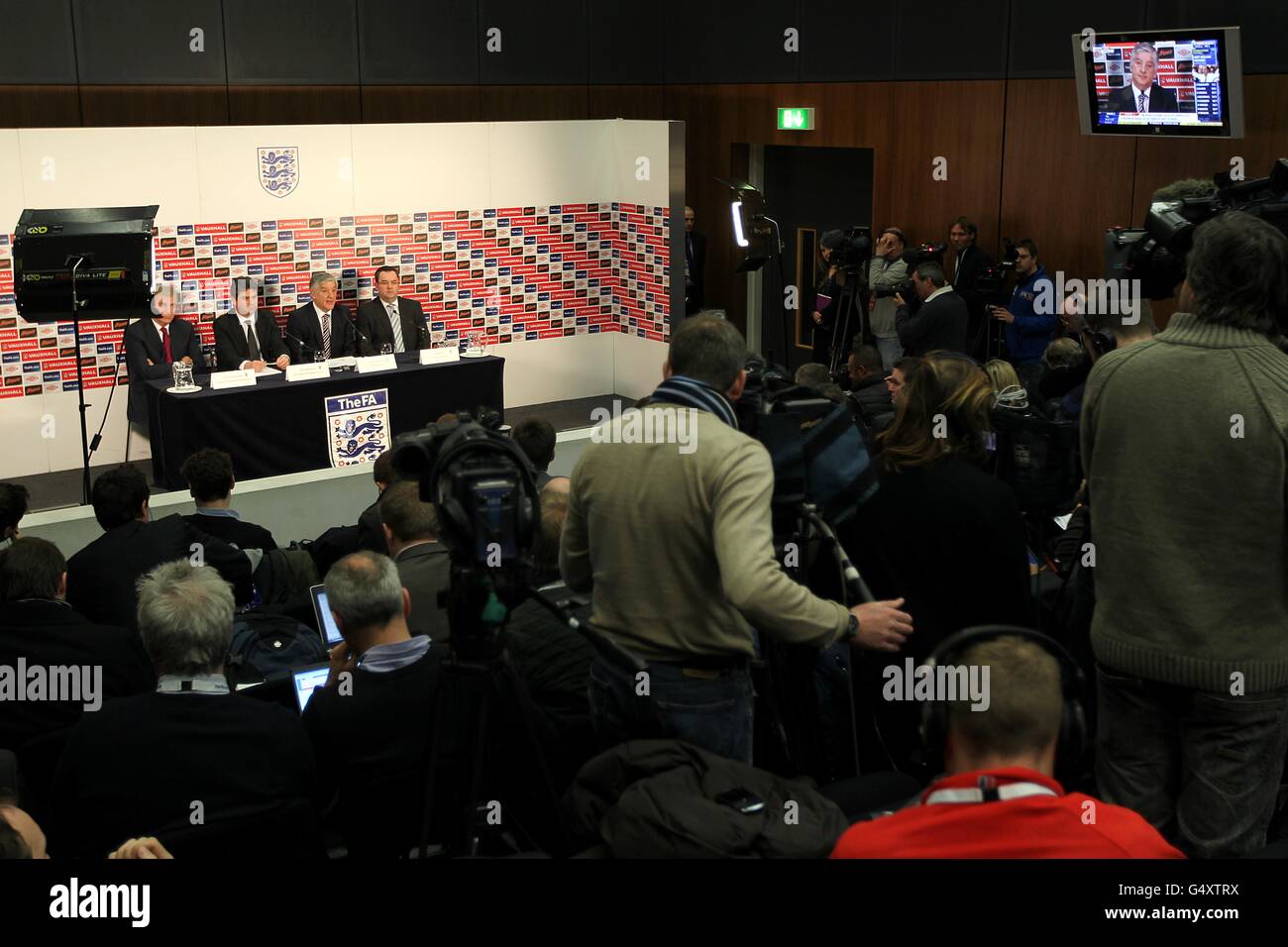 Soccer - FA Press Conference - Wembley Stadium Stock Photo - Alamy