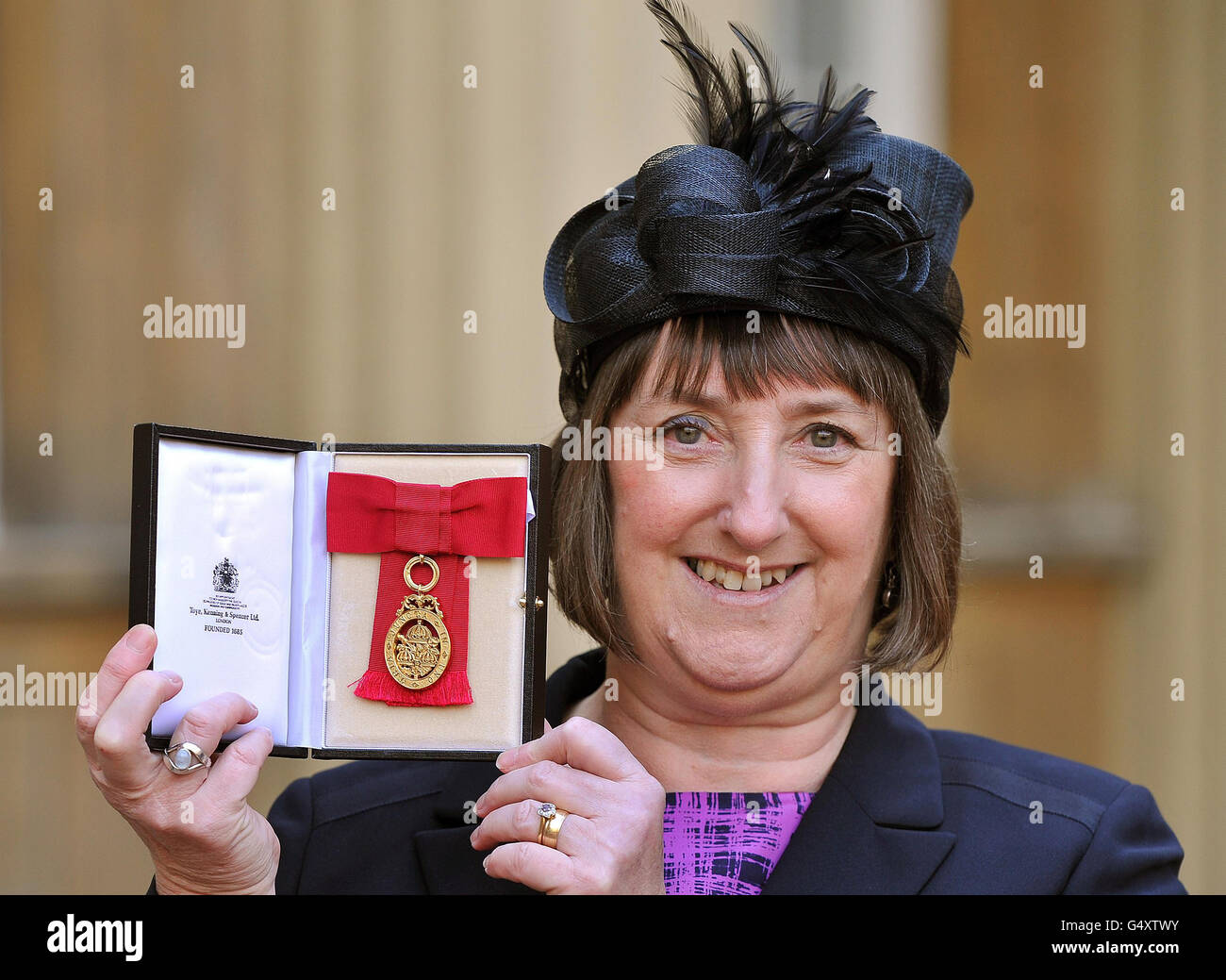 Dr frances saunders proudly holds honourable order bath award hi-res ...