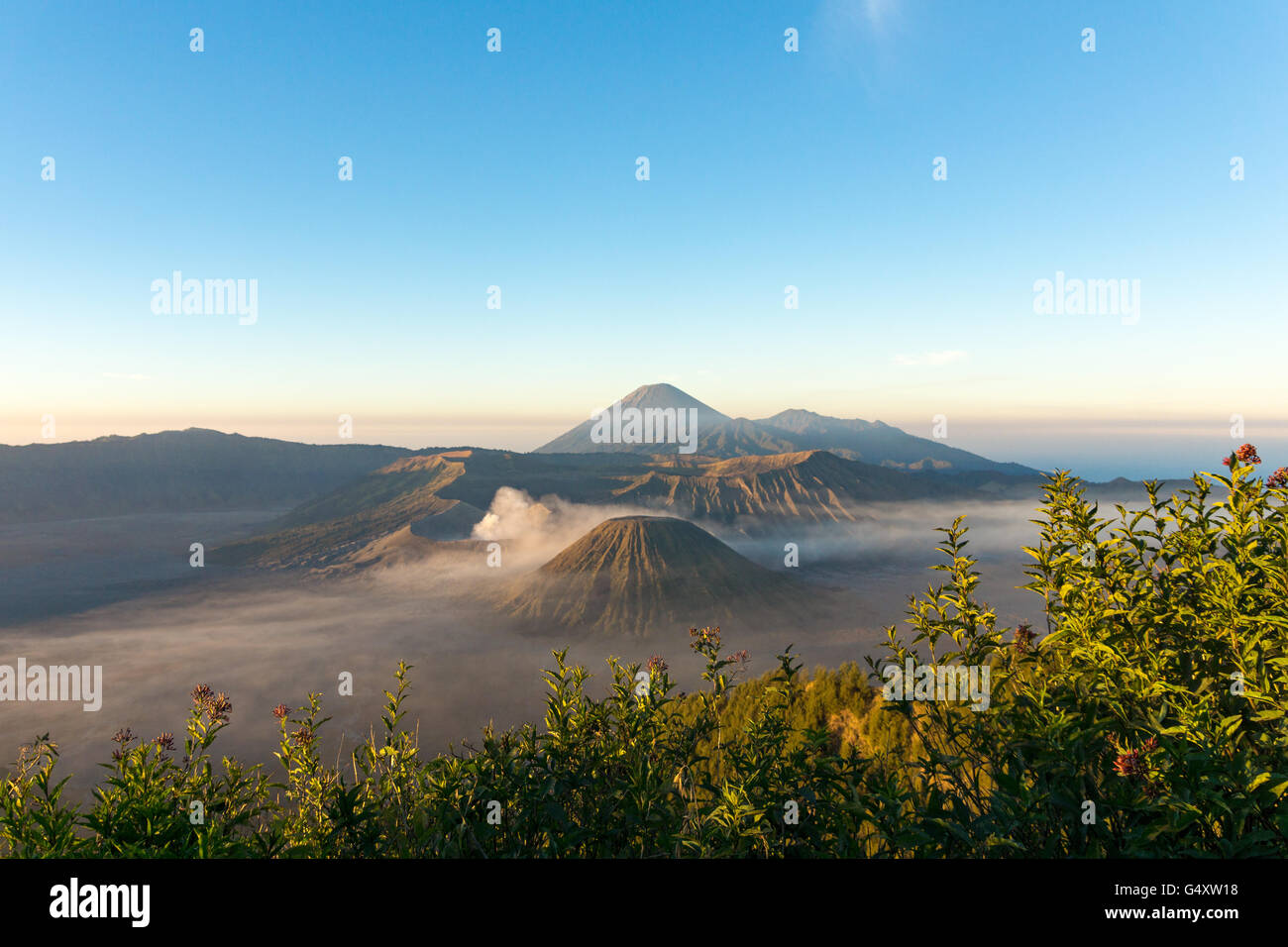 Indonesia, Java, Pasuruan, view of volcanic landscape Stock Photo - Alamy