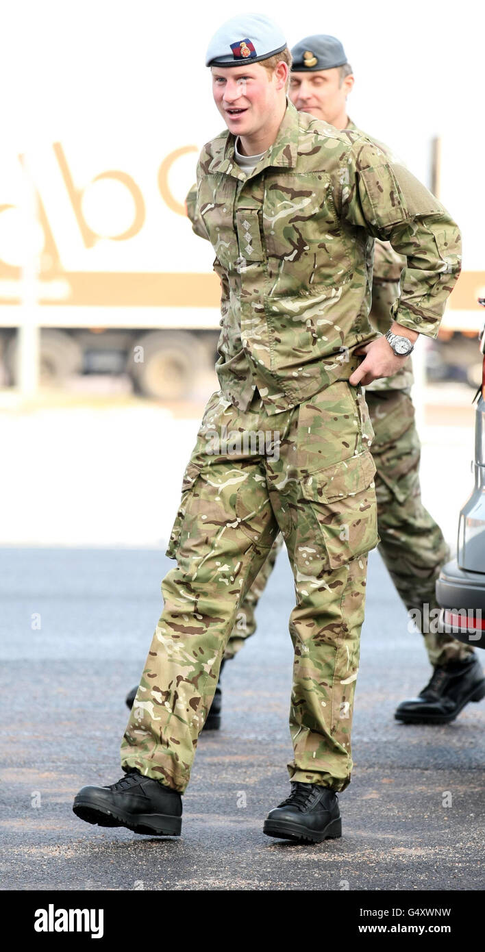 Harry visits RAF Honington Stock Photo - Alamy