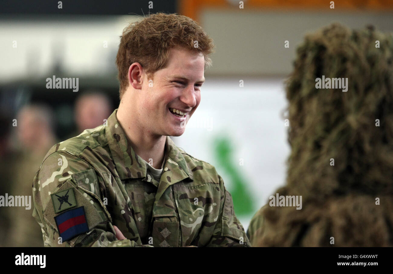 Harry visits RAF Honington Stock Photo - Alamy