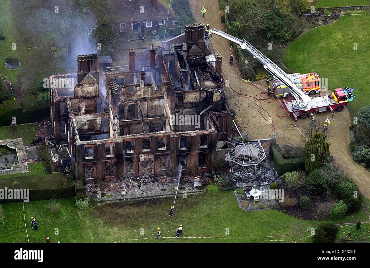 Fire Aerial view Stock Photo - Alamy
