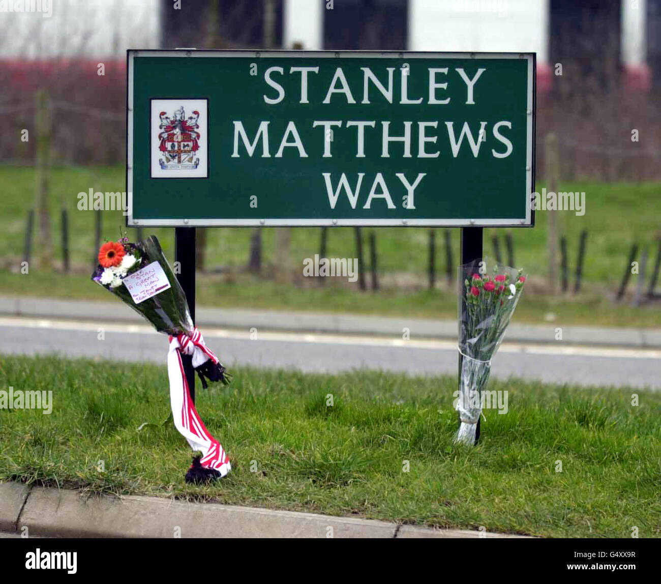 Stoke on trent road sign hi-res stock photography and images - Alamy