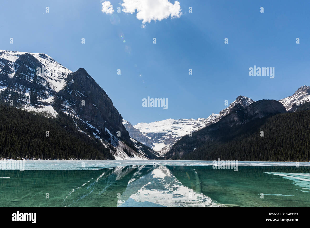 Canada, Alberta, Banff National Park, Clear Lake Stock Photo - Alamy