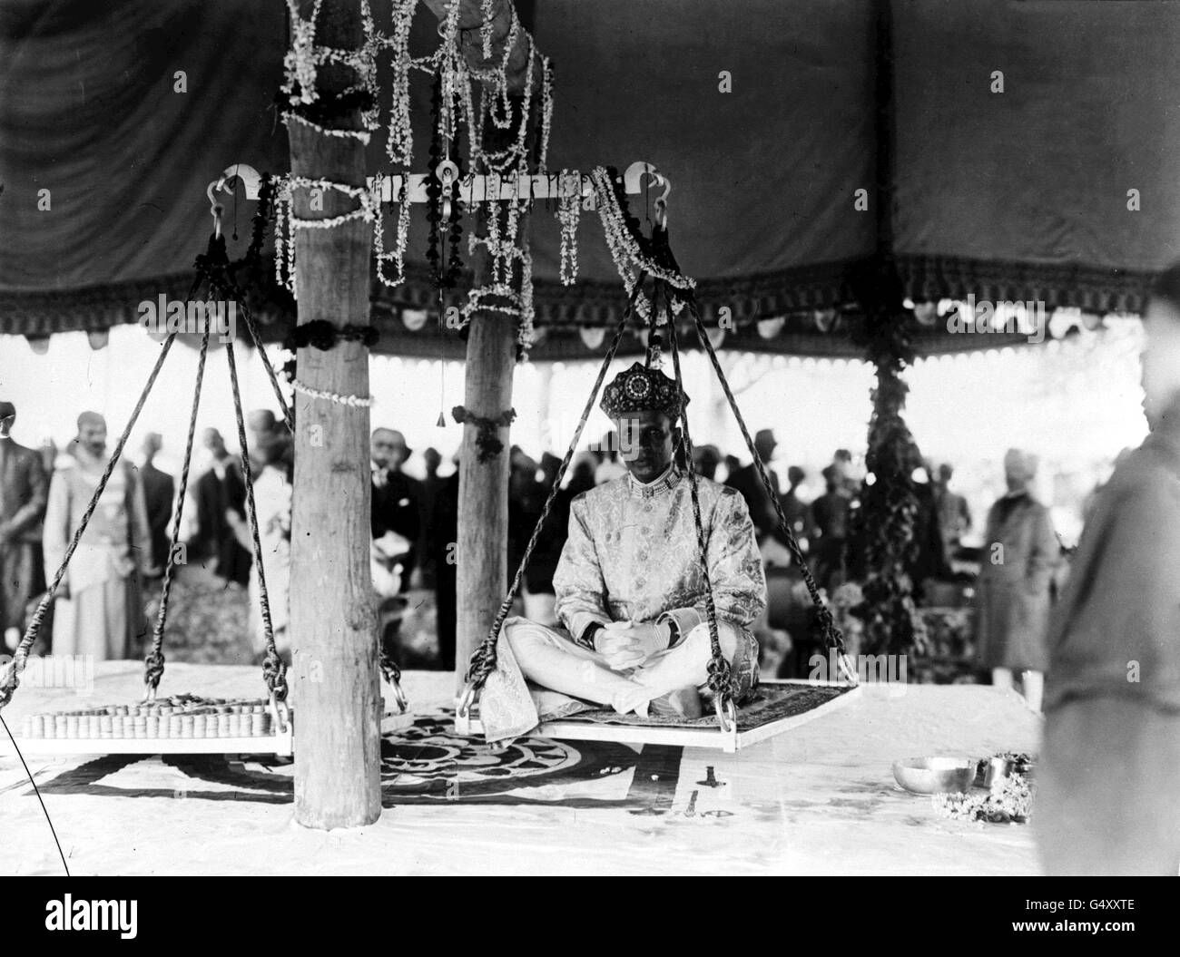 MAHARAJAH OF ALWAR: 1929 Stock Photo - Alamy