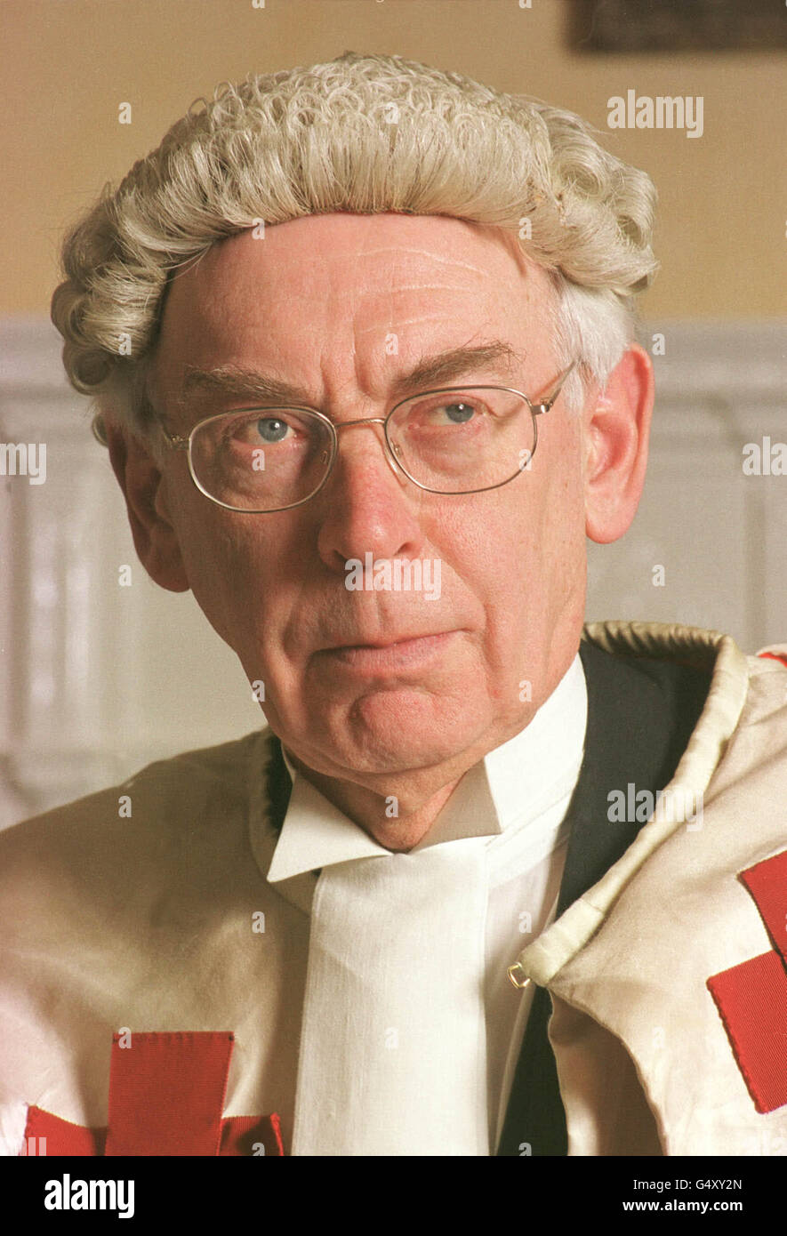 The Honourable Lord Coulsfield pictured at the High court in Edinburgh ...