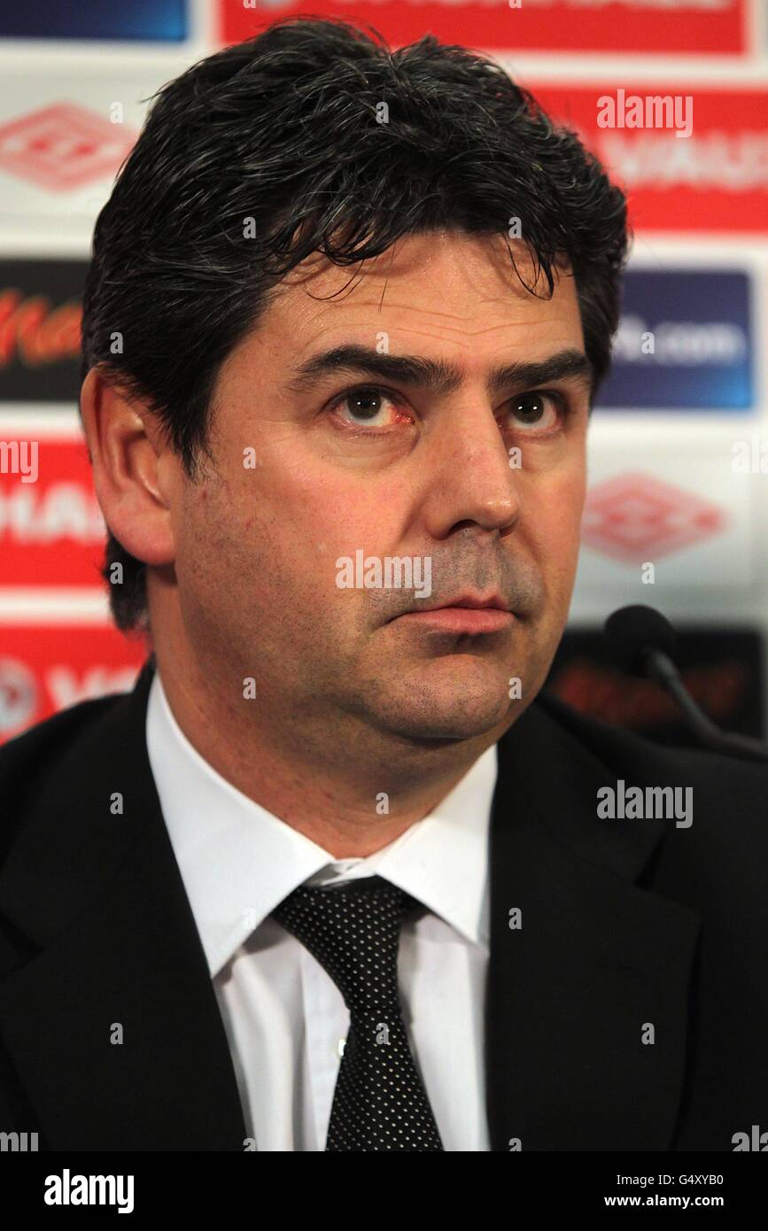Soccer - FA Press Conference - Wembley Stadium. Adrian Bevington ...