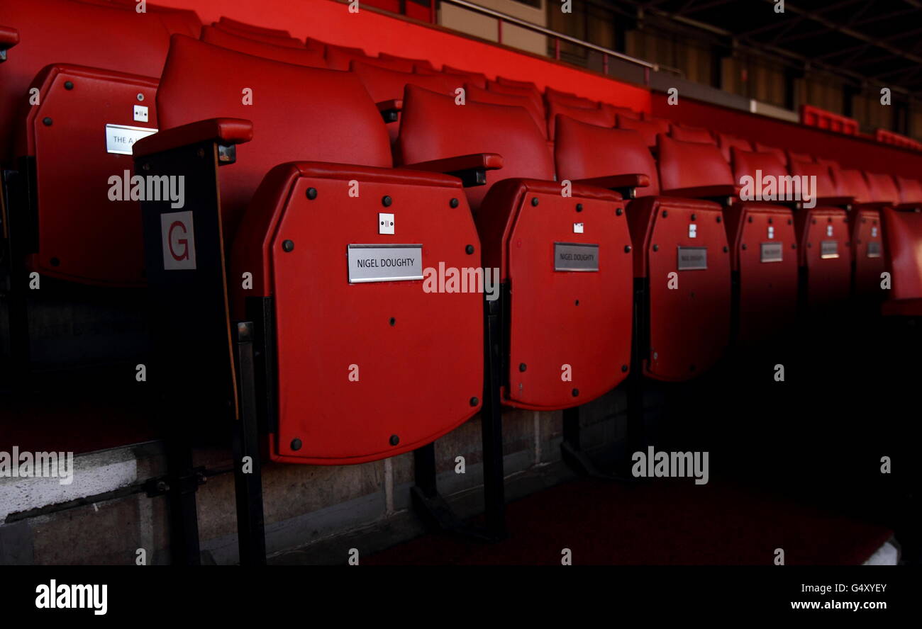 A view of the seat of Nottingham Forest's late owner Nigel Doughty ...