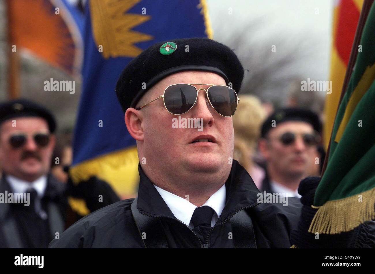 INLA Statue unveiling Stock Photo - Alamy