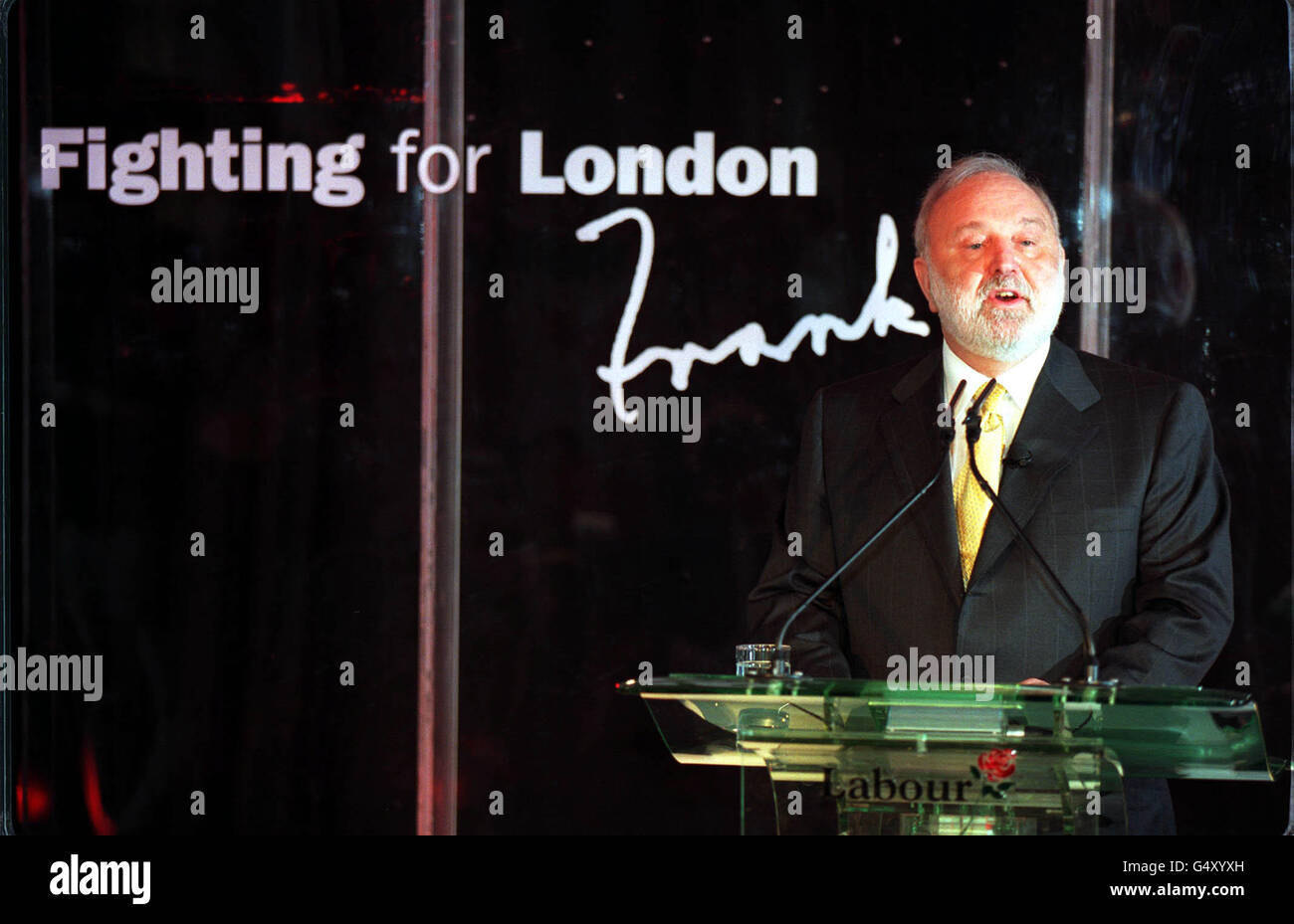 Labours mayoral candidate for london frank dobson hi-res stock ...