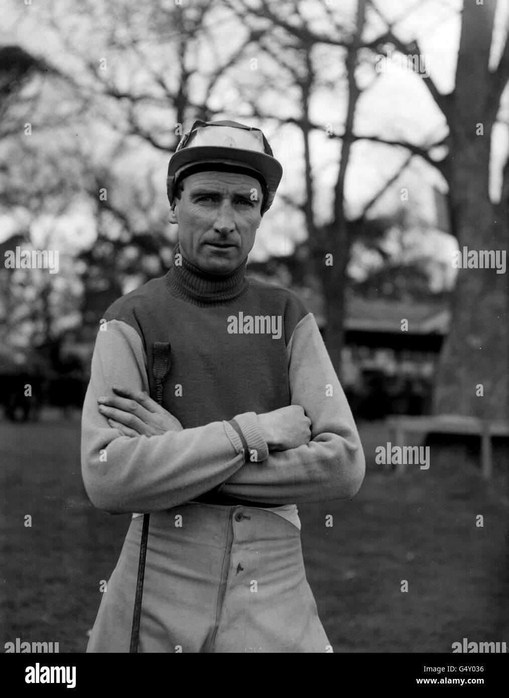 A library file picture of Aubrey Brabazon, Irish jockey who won the ...
