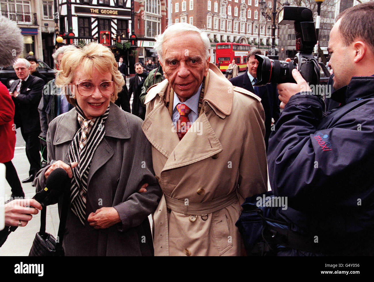 Entrepreneur Victor Kiam, arriving at the High Court in London, for the ...